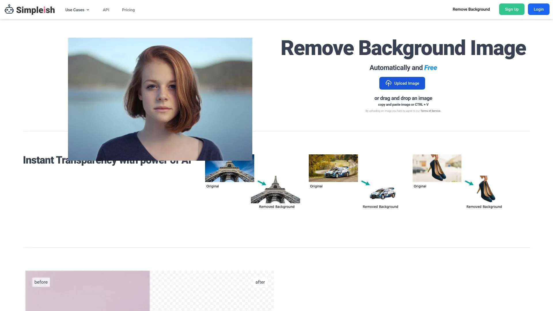 Simpleish – AI-Powered Background Removal Tool | Creati.ai
