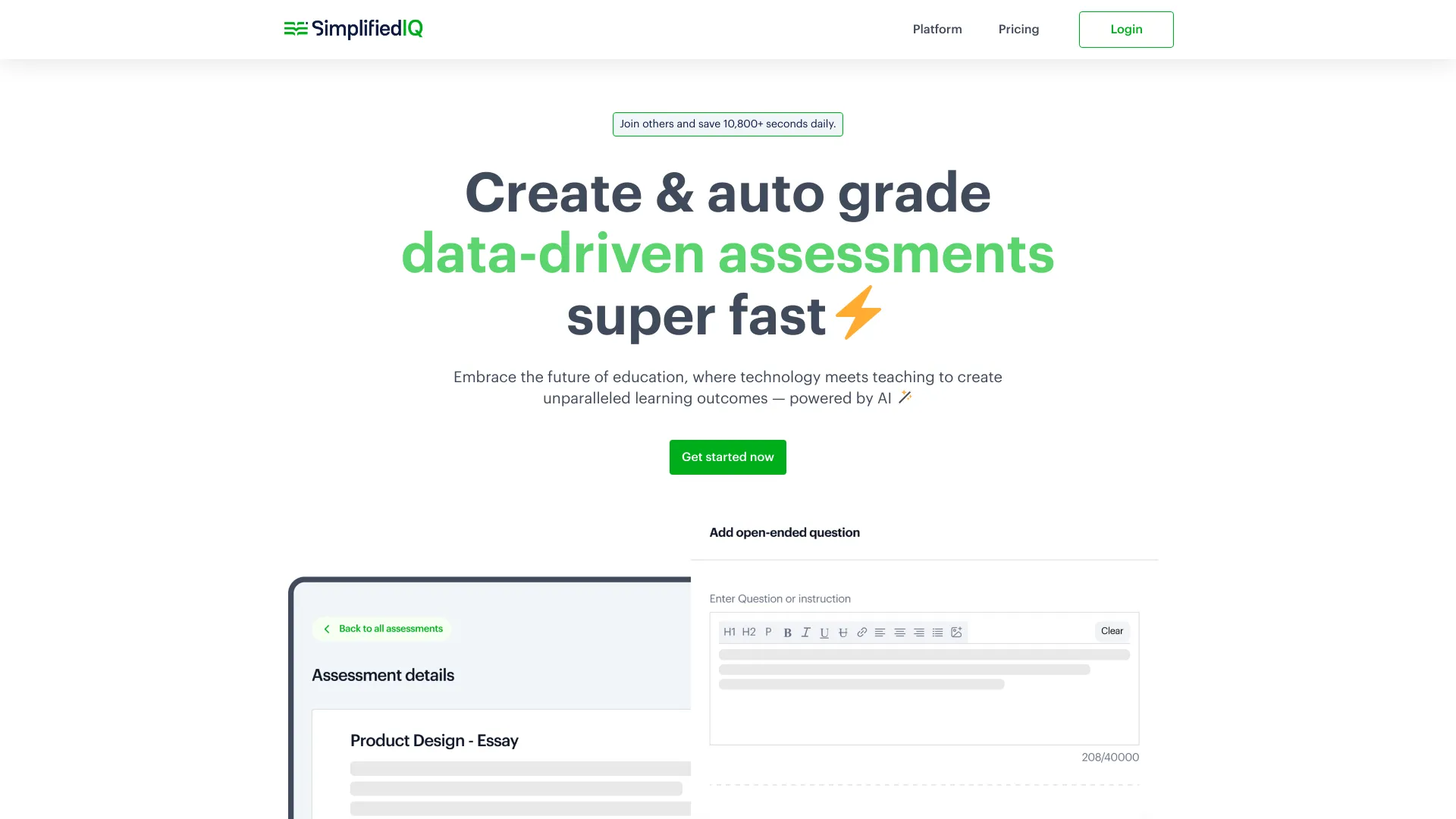 SimplifiedIQ: Comprehensive Assessment Solution for Educators | Creati.ai