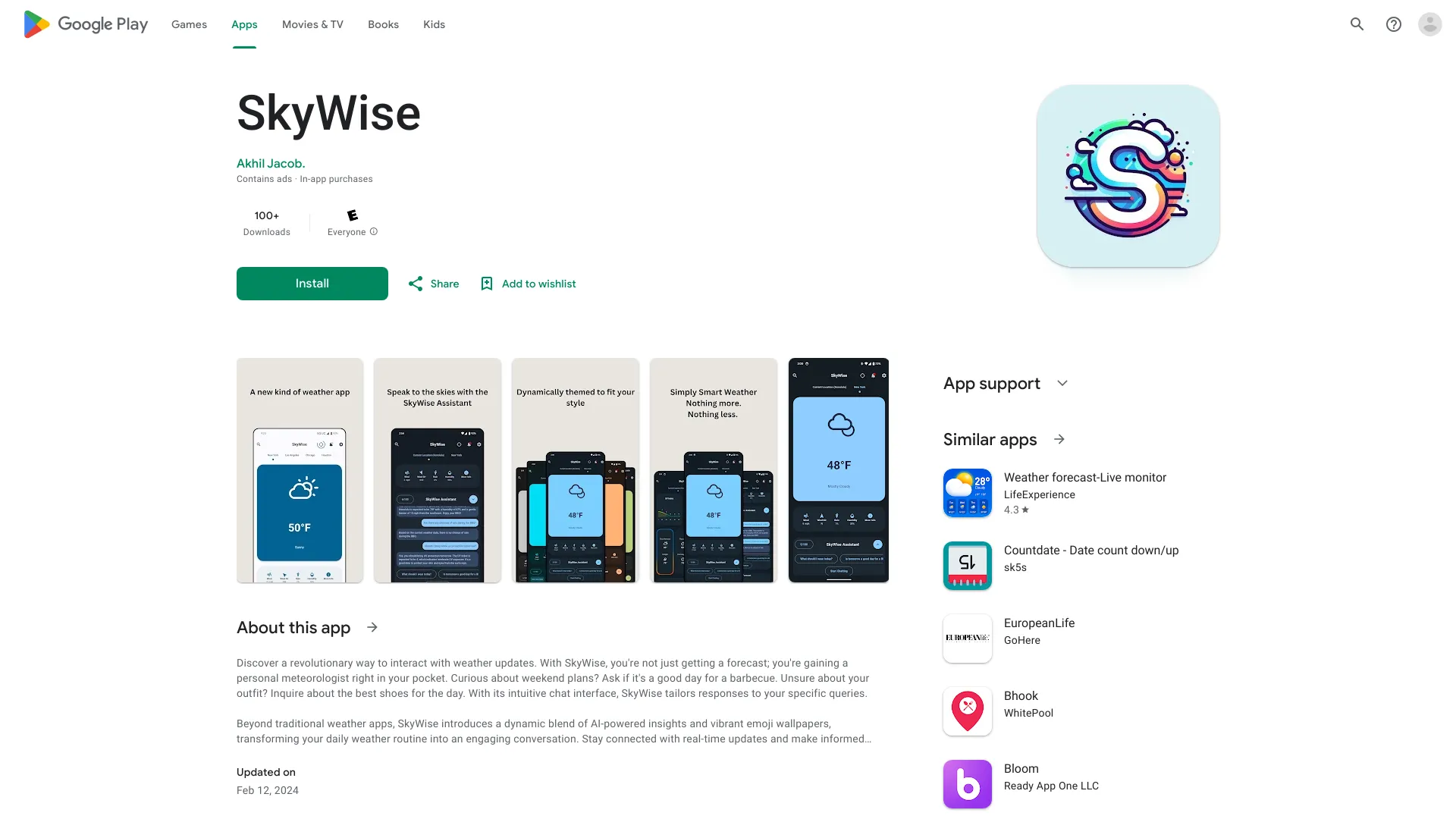 SkyWise - Personalized Weather Insights & Updates | Creati.ai