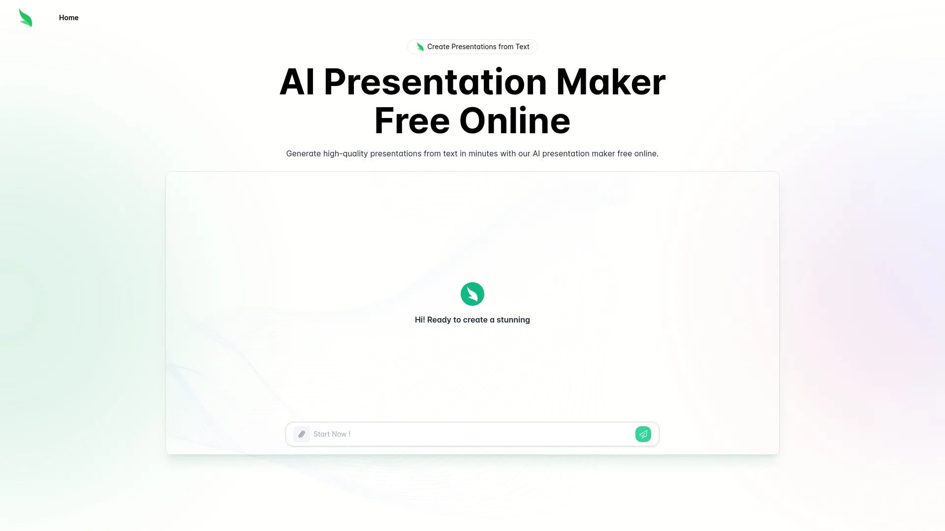 Create Stunning Presentations with Slides.bot AI | Creati.ai