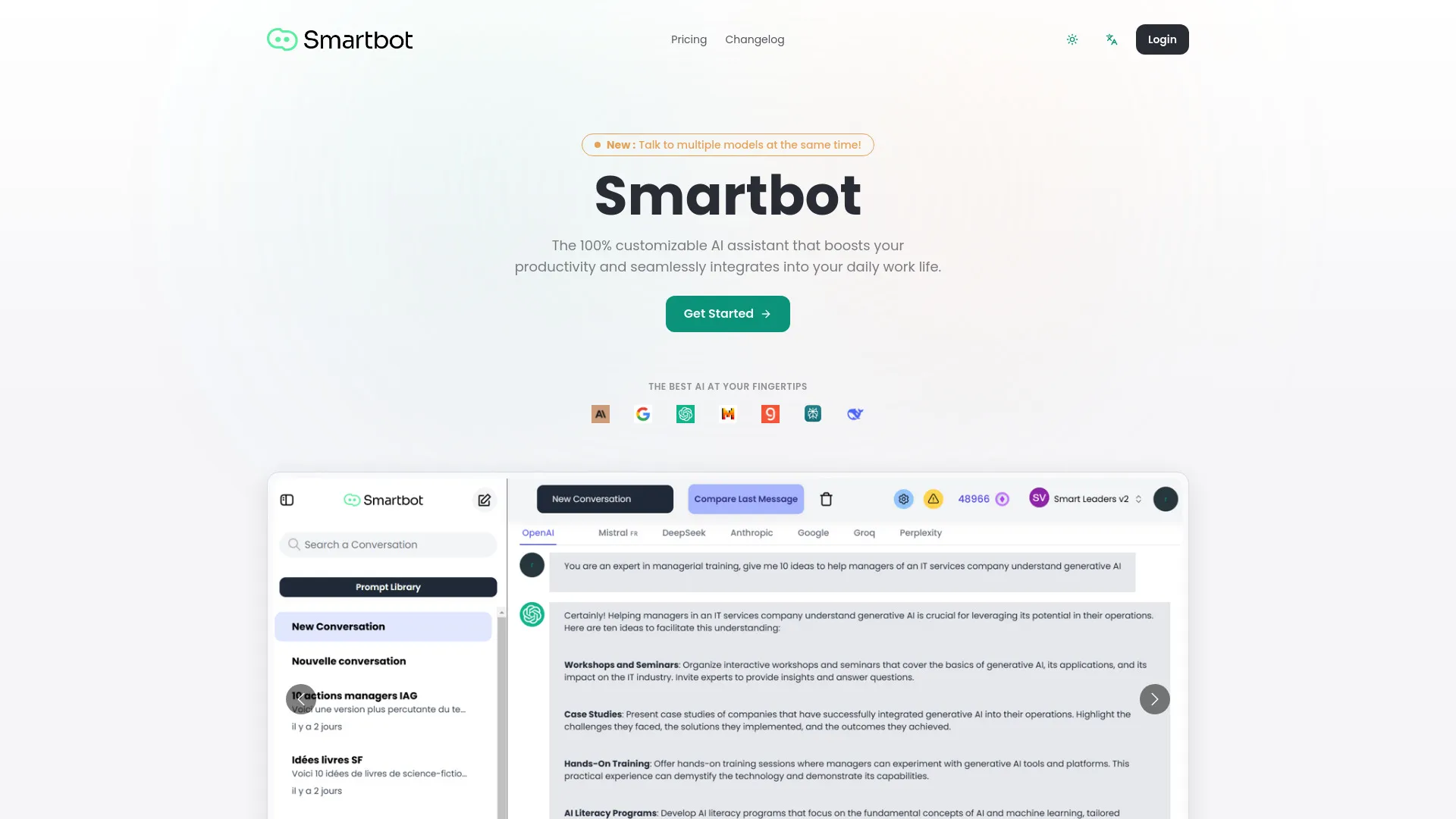 Smartbot: Customizable AI Assistant for Enhanced Productivity | Creati.ai