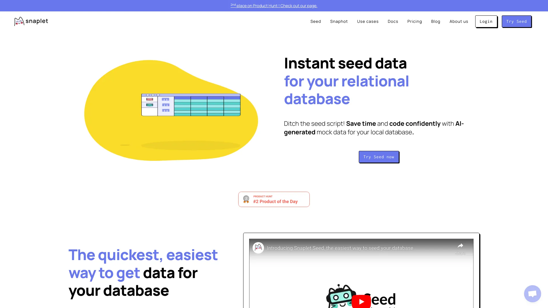 Snaplet: AI-Generated Seed Data for Developers | Creati.ai