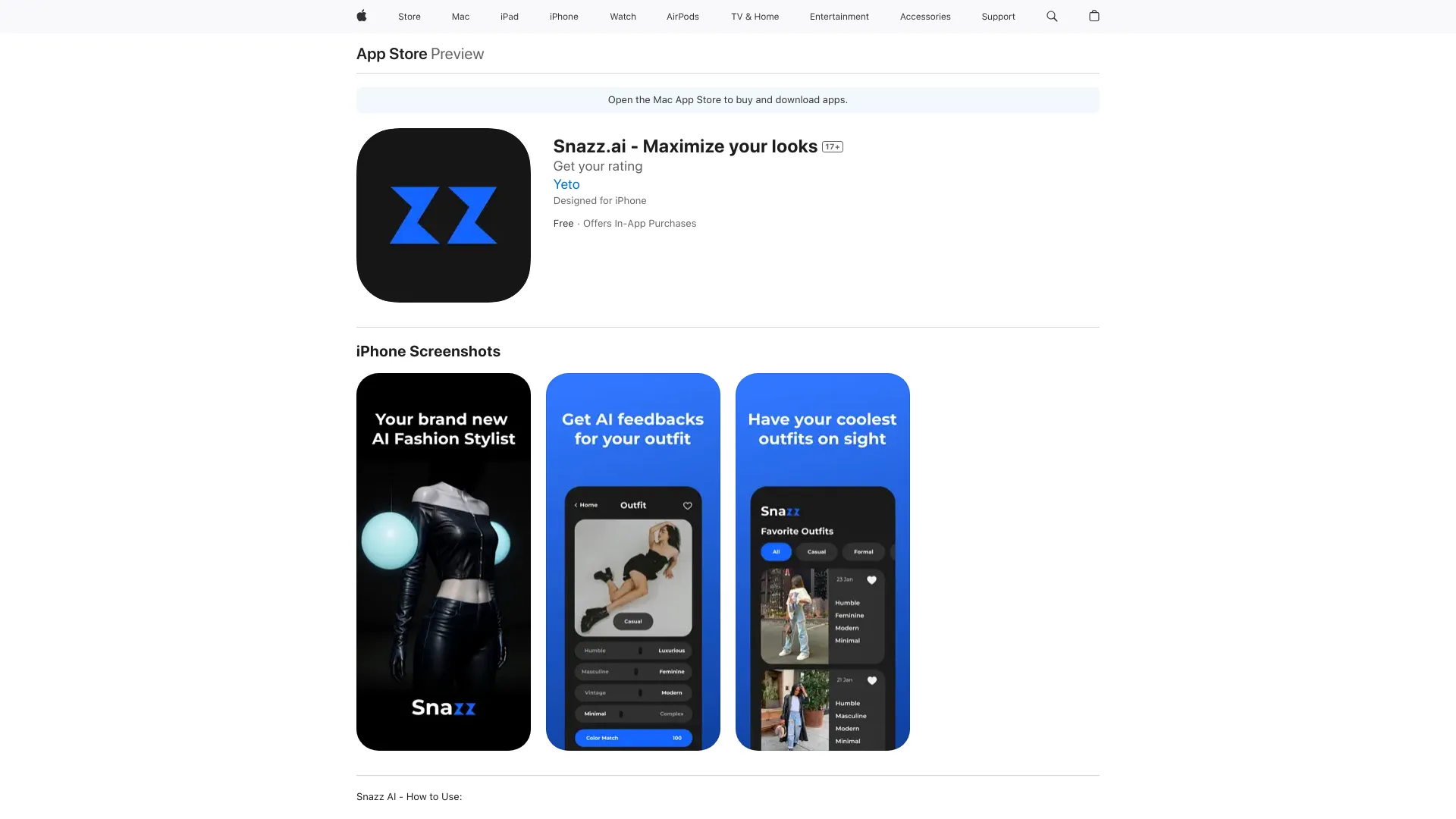 Snazz.AI - Maximize Your Looks with Personalized Fashion | Creati.ai