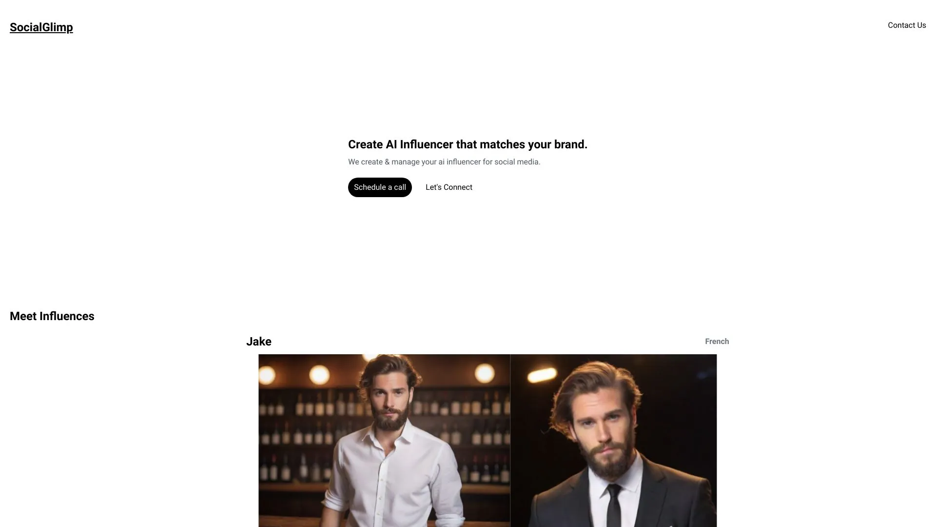 Social Glimp: Creación de Imágenes de Influenciadores AI | Creati.ai