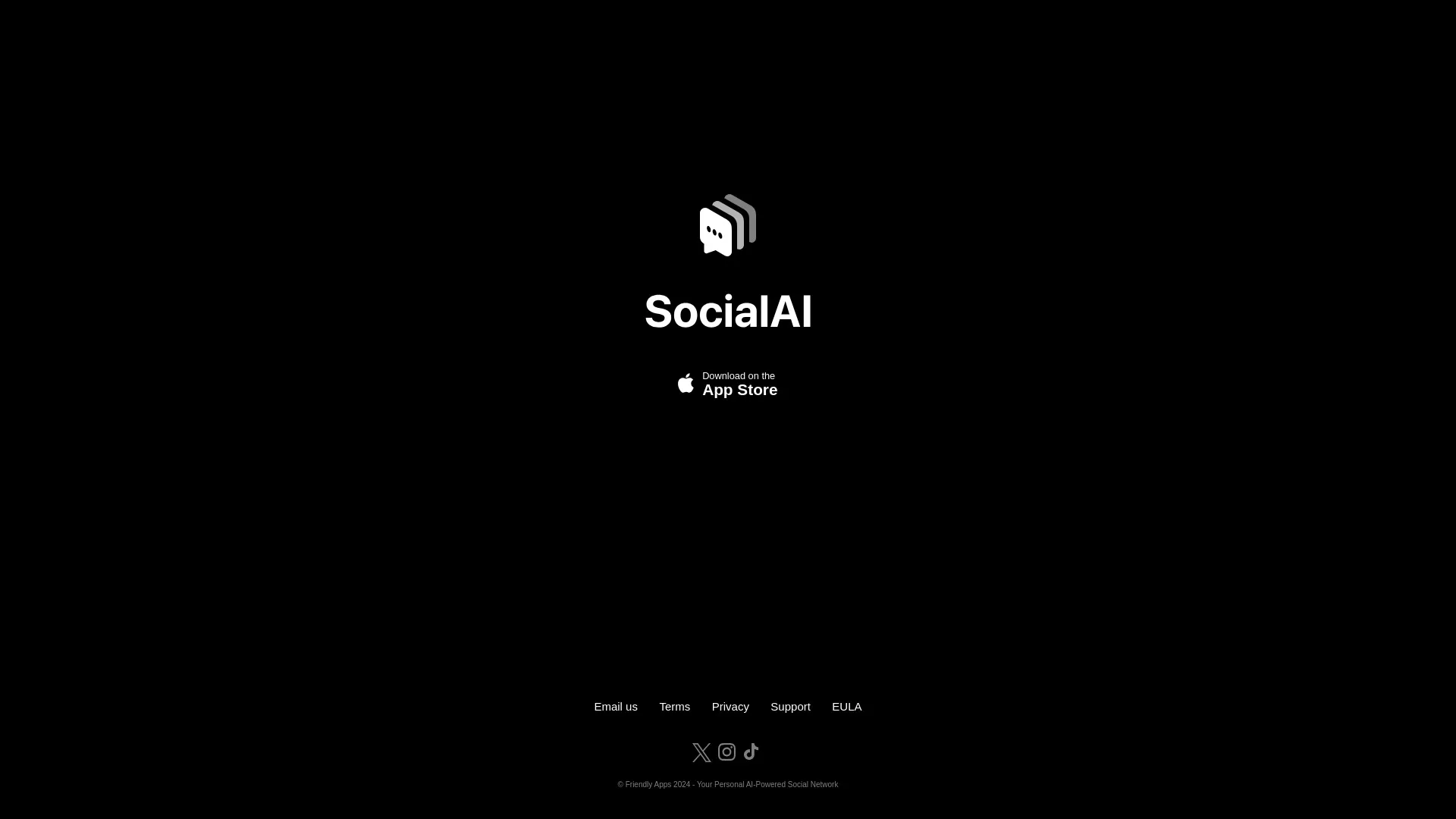 SocialAI - AI-powered Personalized Social Network | Creati.ai