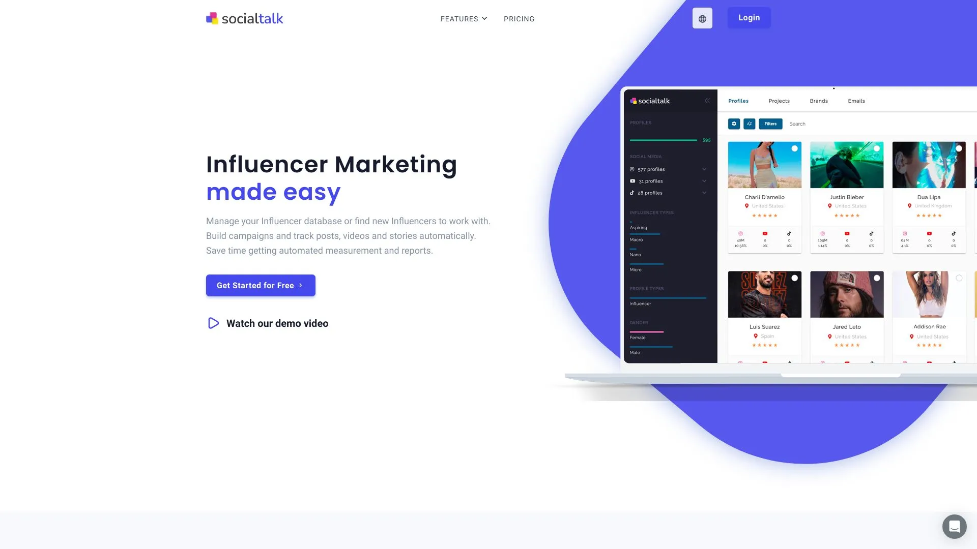 SocialTalk - Influencer Marketing Made Easy | Creati.ai