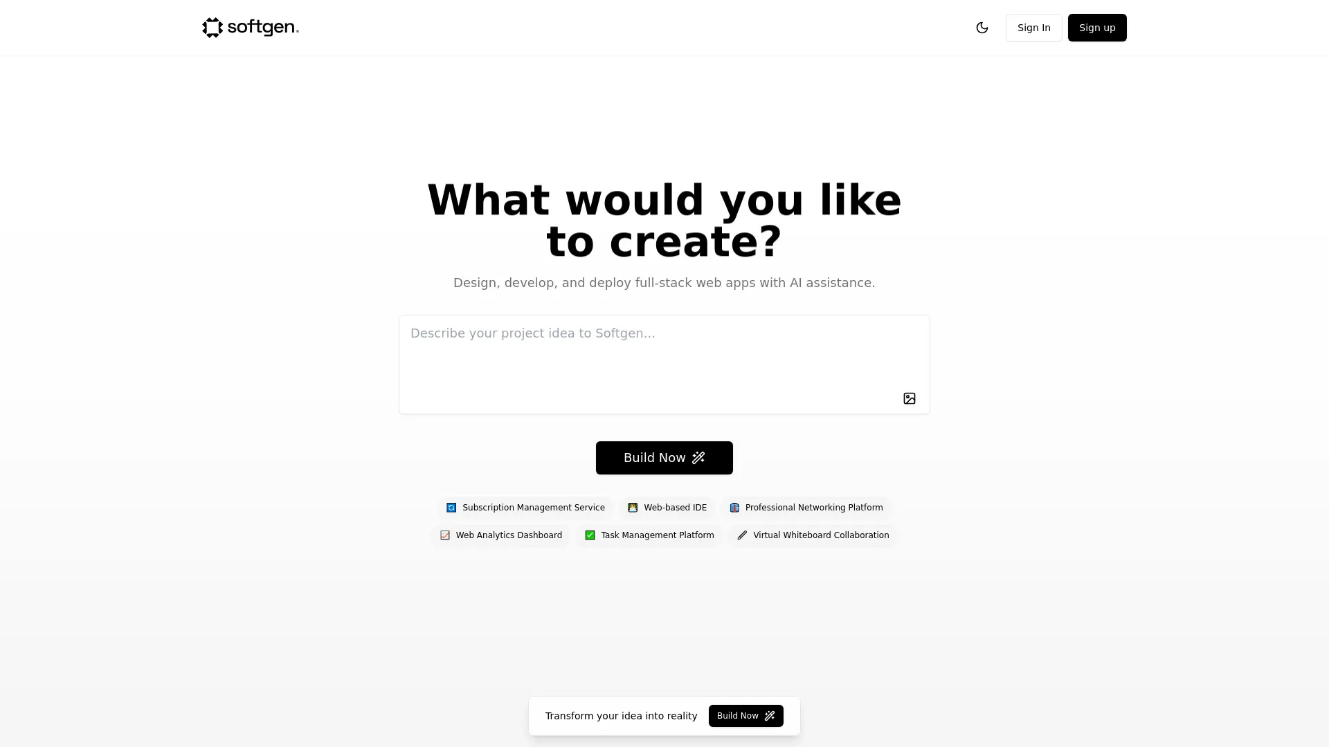 Softgen: AI-Powered Web App Development Platform | Creati.ai