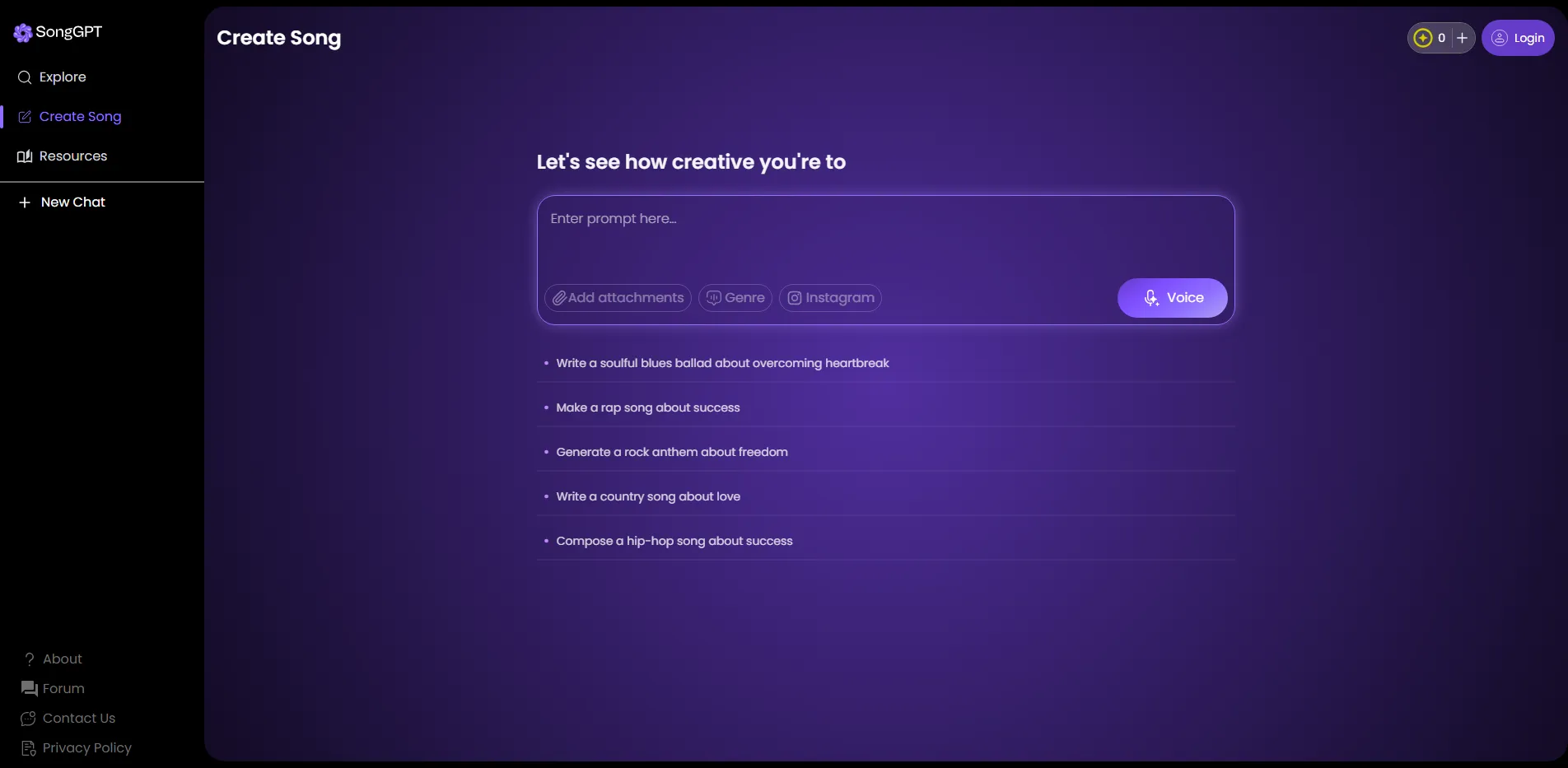 Transform Your Lyrics into Melodies with Song GPT | Creati.ai
