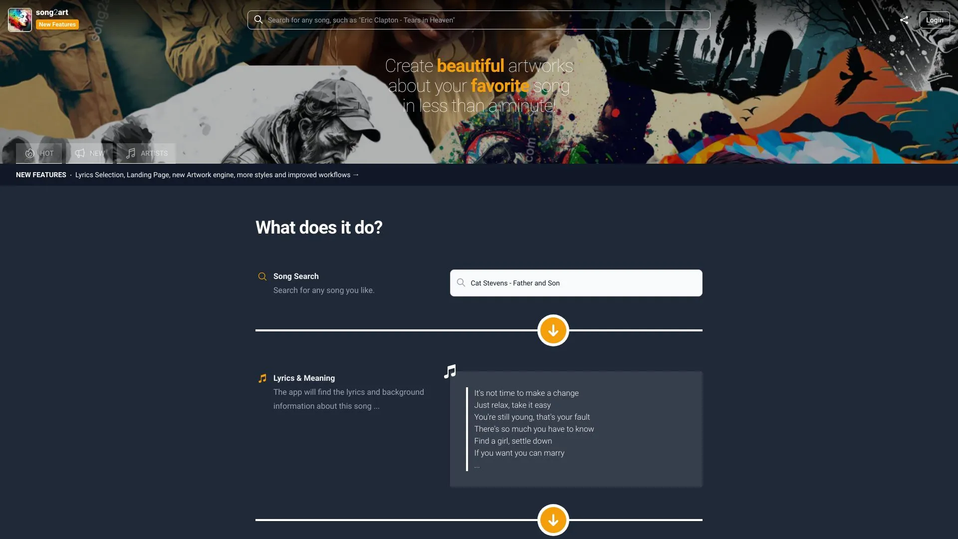 Song2Art: Turn Your Favorite Songs into Unique Artworks | Creati.ai