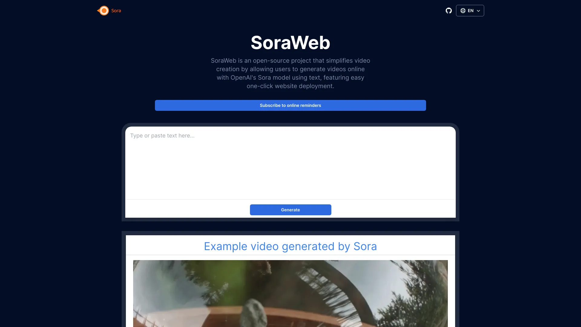 SoraWeb: AI-Powered Online Video Creation | Creati.ai
