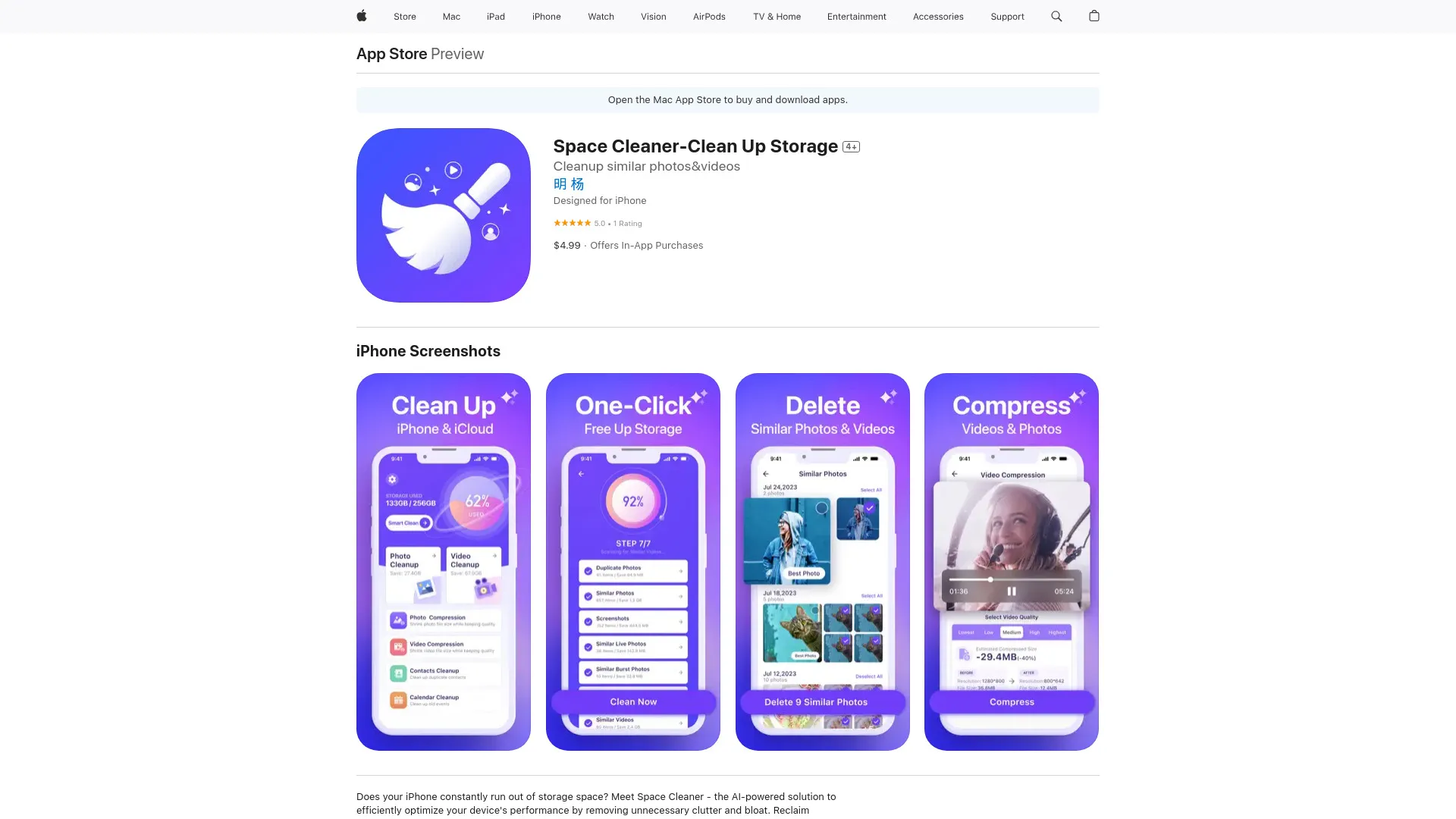 使用Space Cleaner優化iPhone存儲 | Creati.ai