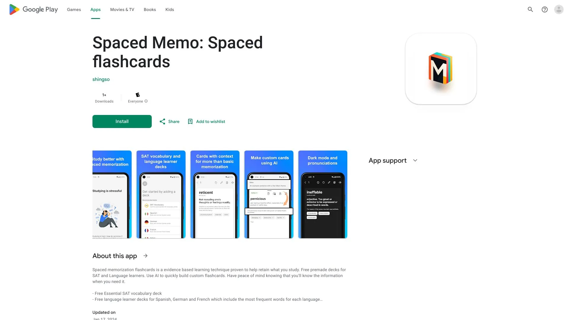 Spaced Memo – Efficient Learning with Flashcards | Creati.ai