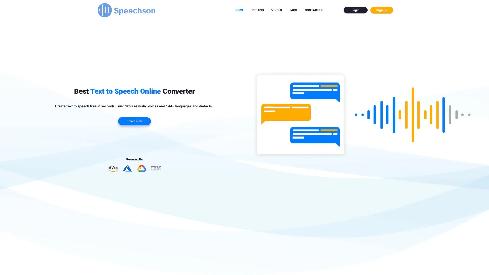 Speechson TTS: Advanced AI Text-to-Speech Converter | Creati.ai