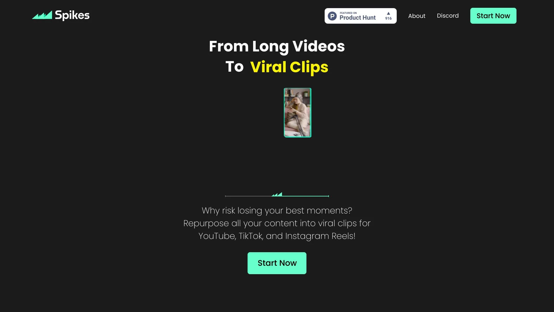 Spikes Studio - AI Clip Generator for Social Media | Creati.ai