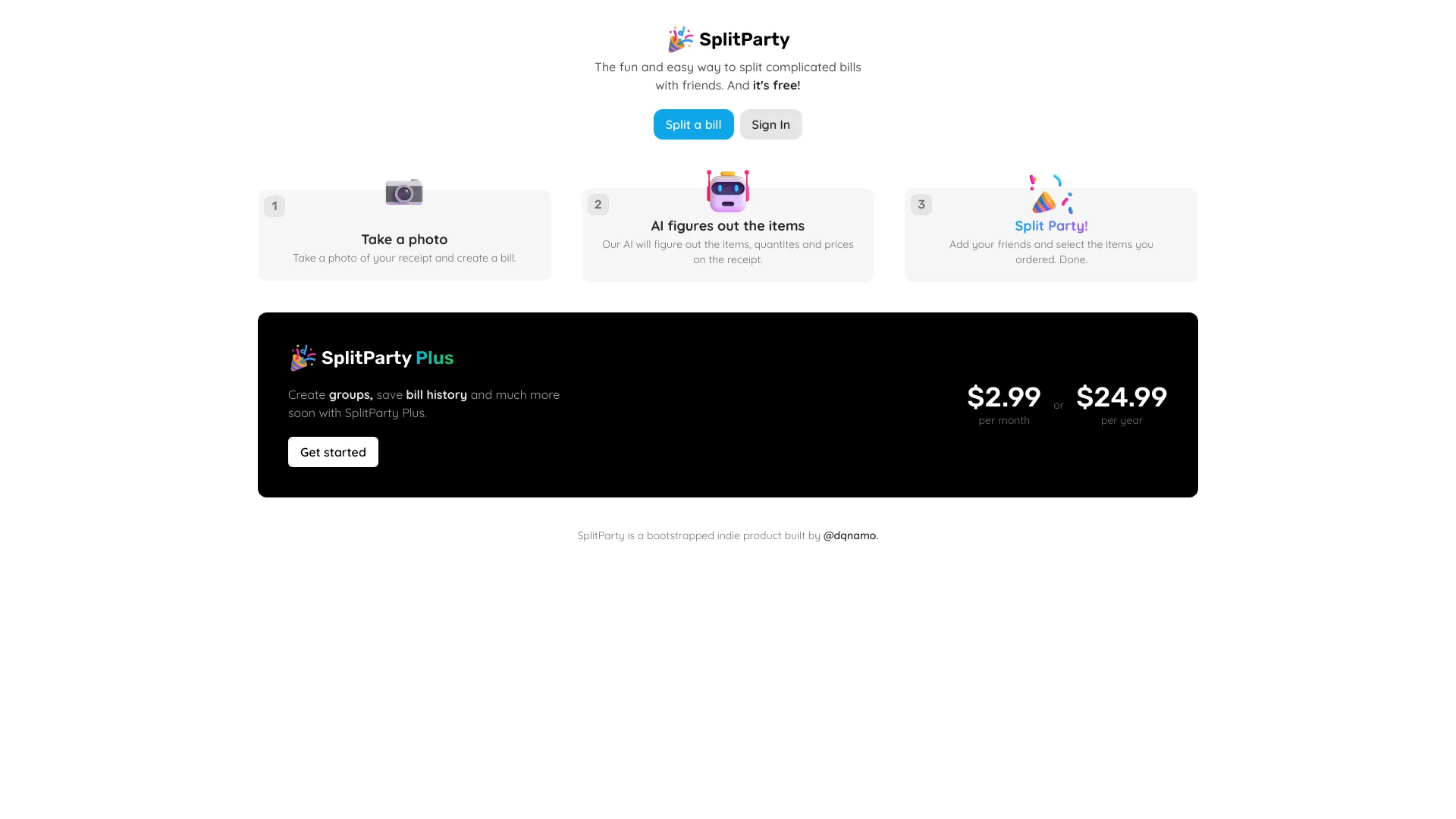 Split Party - Simplify Bill Splitting | Creati.ai