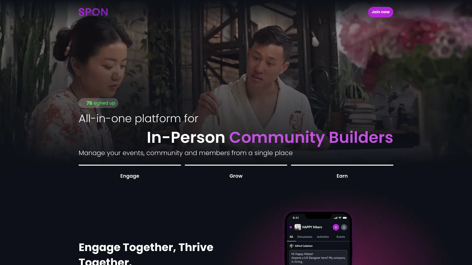 Spon Social - Build and Engage Your Community | Creati.ai