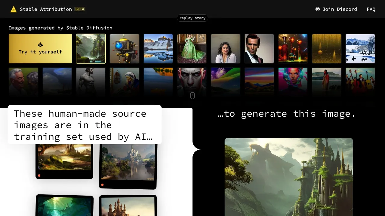Stable Attribution: AI 이미지 뒤에 있는 인간 창작자 식별 | Creati.ai
