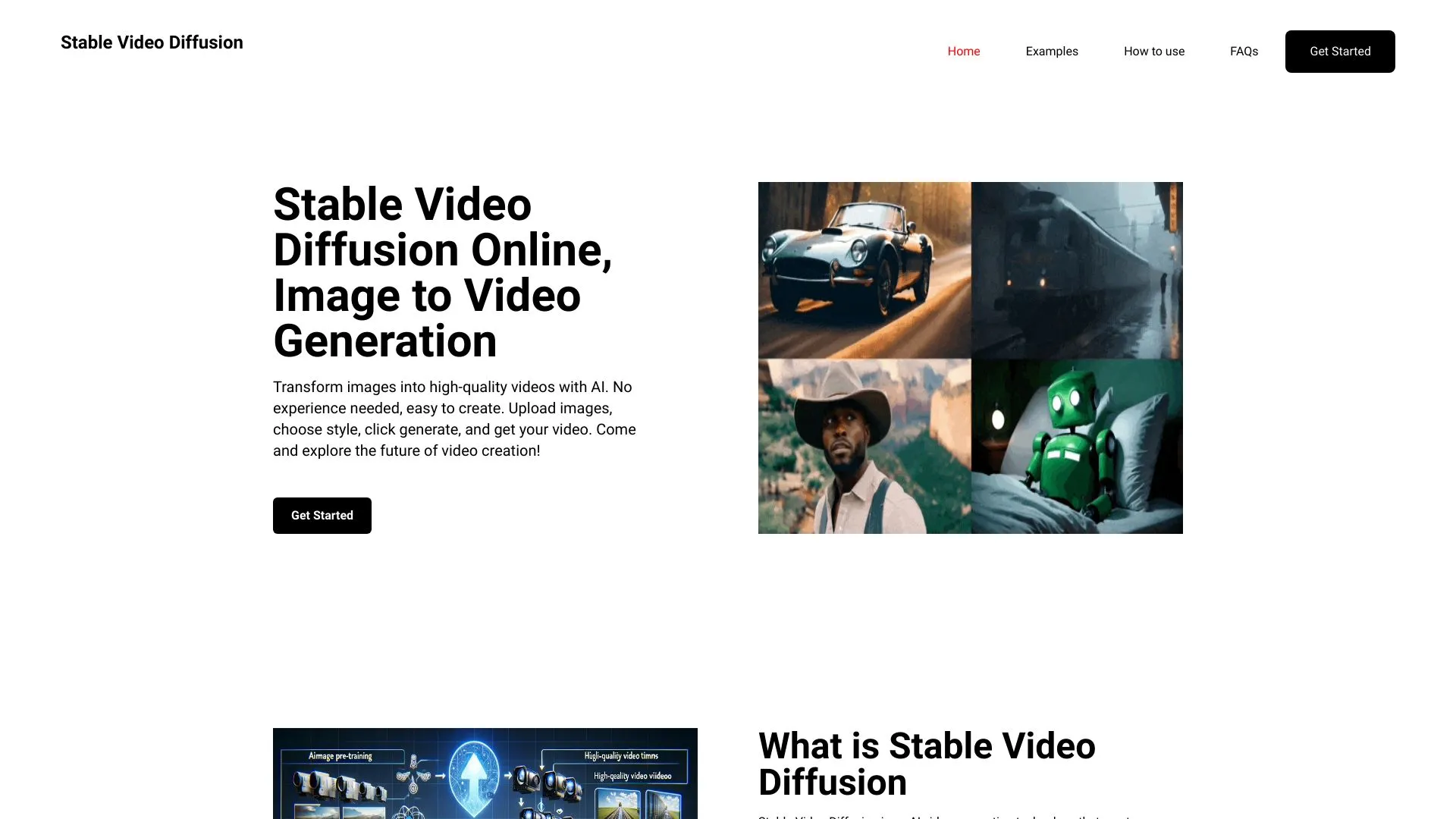 Stable Video Diffusion - Geração de Vídeo com IA | Creati.ai