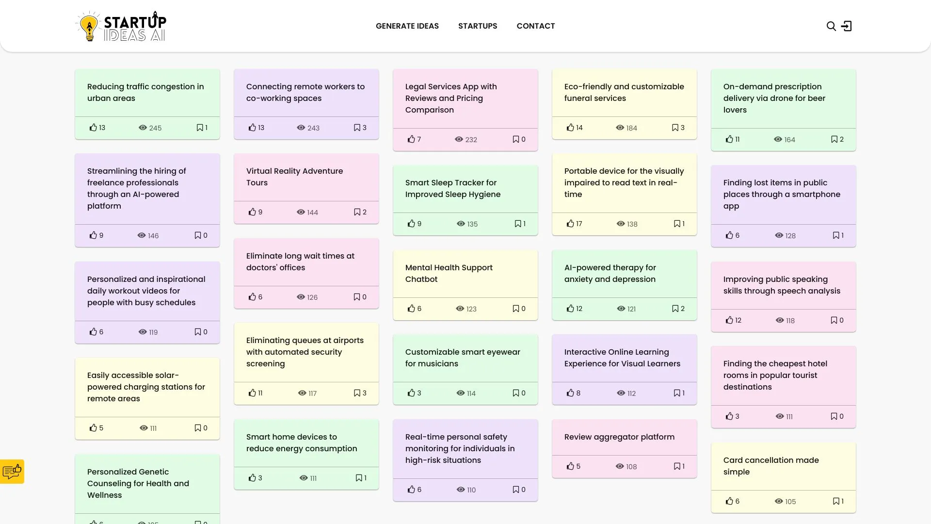 AI-powered Startup Idea Generator | Startup Ideas AI | Creati.ai