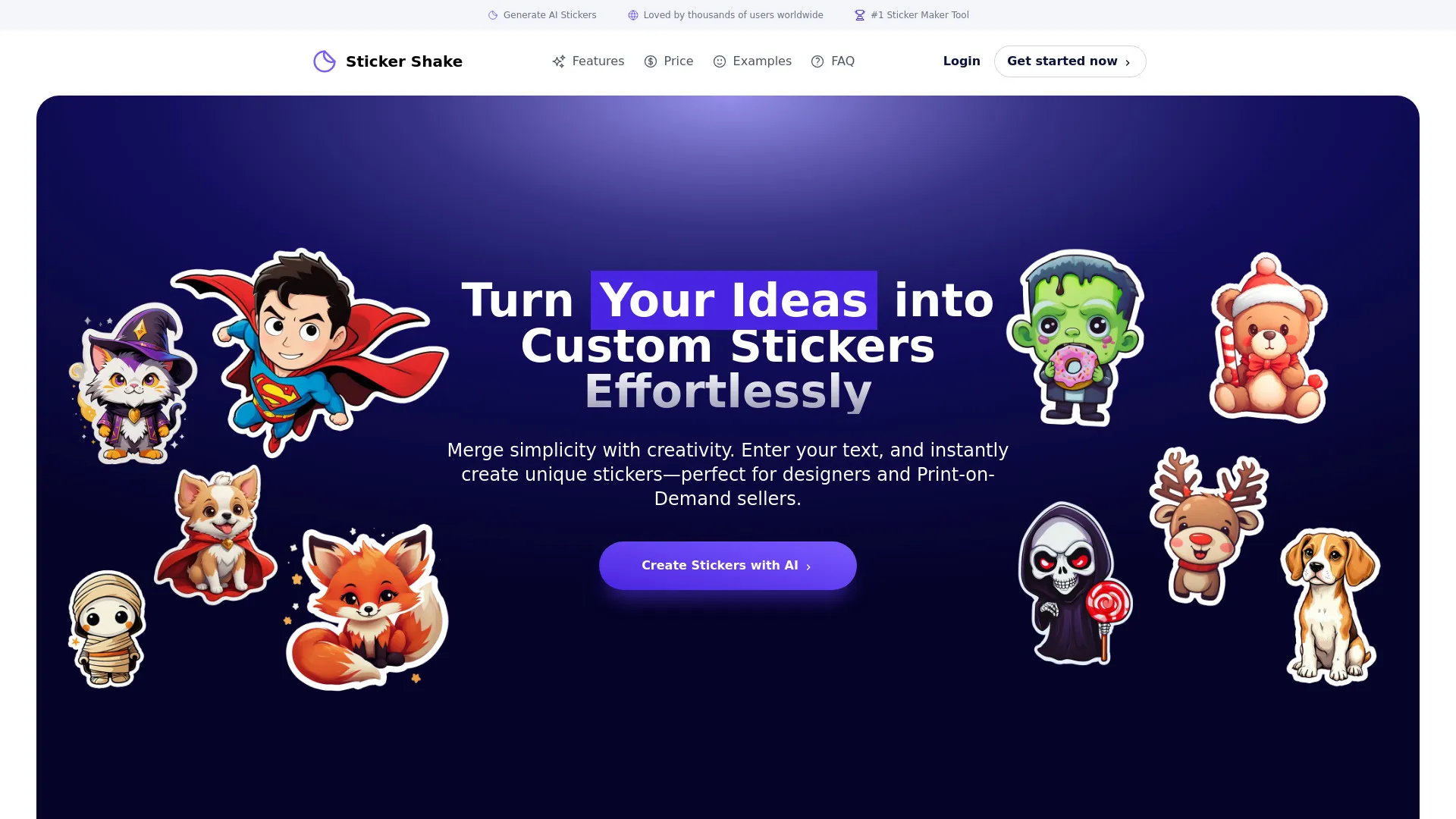 Sticker Shake - Create and Print Custom AI Stickers | Creati.ai