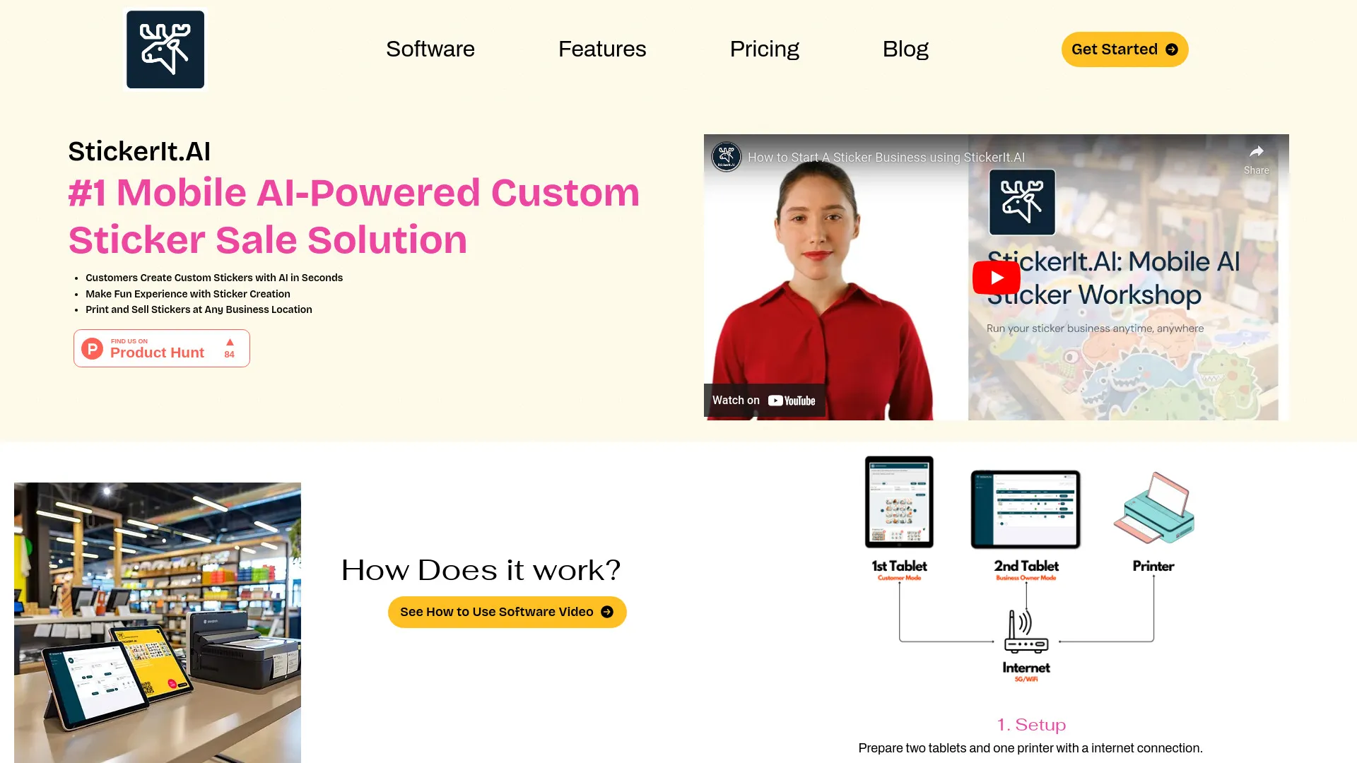 Create Unique AI-Powered Stickers with StickerIt.AI | Creati.ai