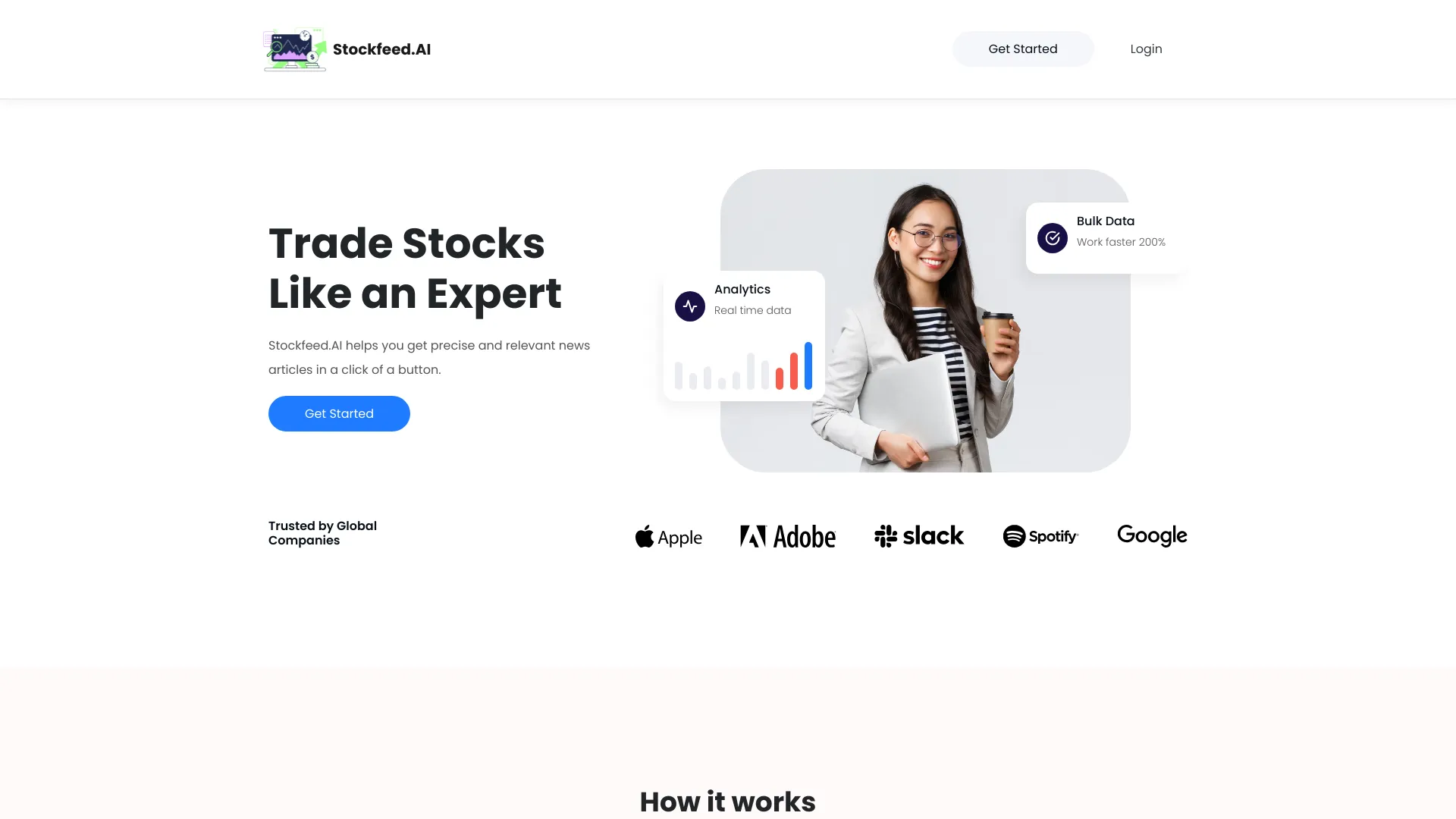 Stockfeed.AI: Optimize Social Media & Digital Marketing | Creati.ai
