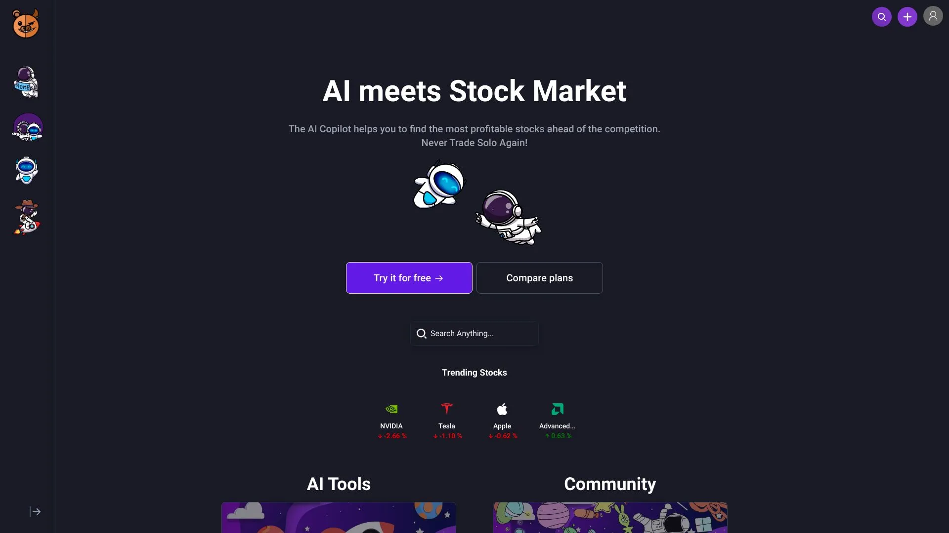 Stocknear: AI-Driven Stock Analysis and Trading Tools | Creati.ai