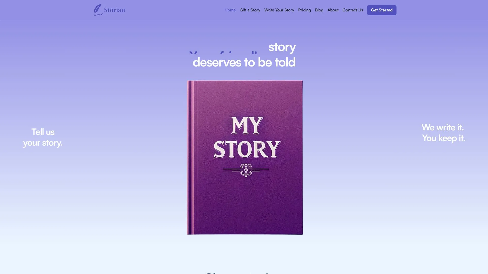 Storian - Captura, Mejora y Comparte tus Historias | Creati.ai