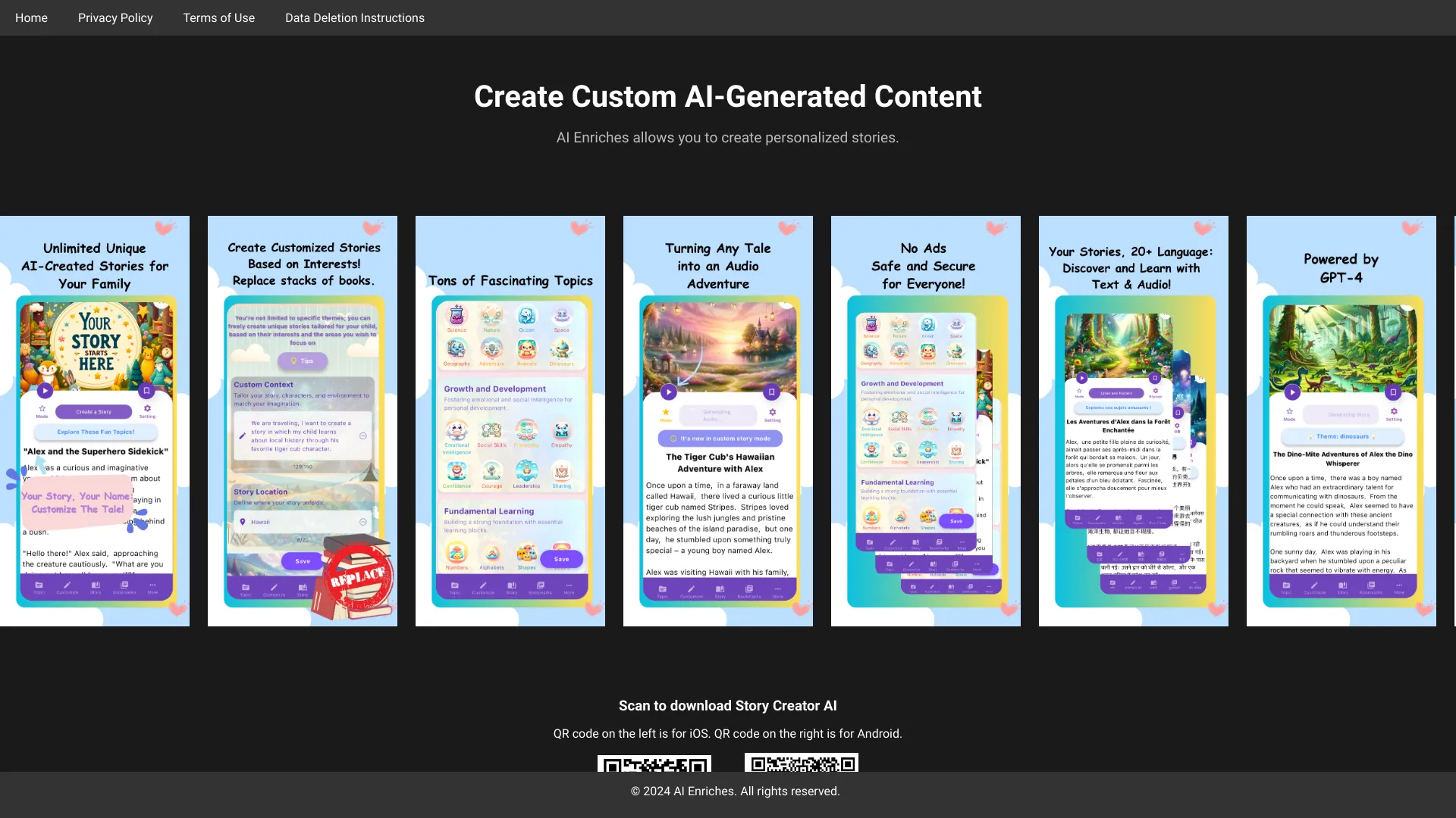 Create Custom AI-Generated Content with AI Enriches | Creati.ai