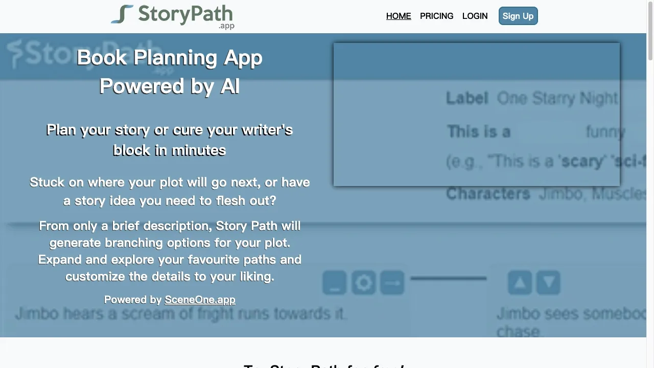 Storypath：克服創作障礙的AI寫作助手 | Creati.ai