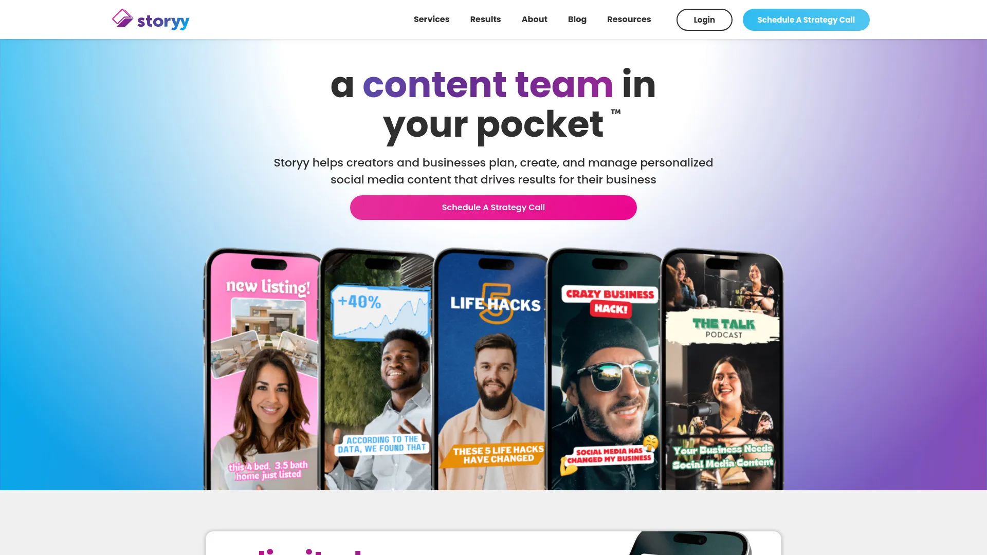 Storyy - Personalized Social Media Content Creation and Management ...