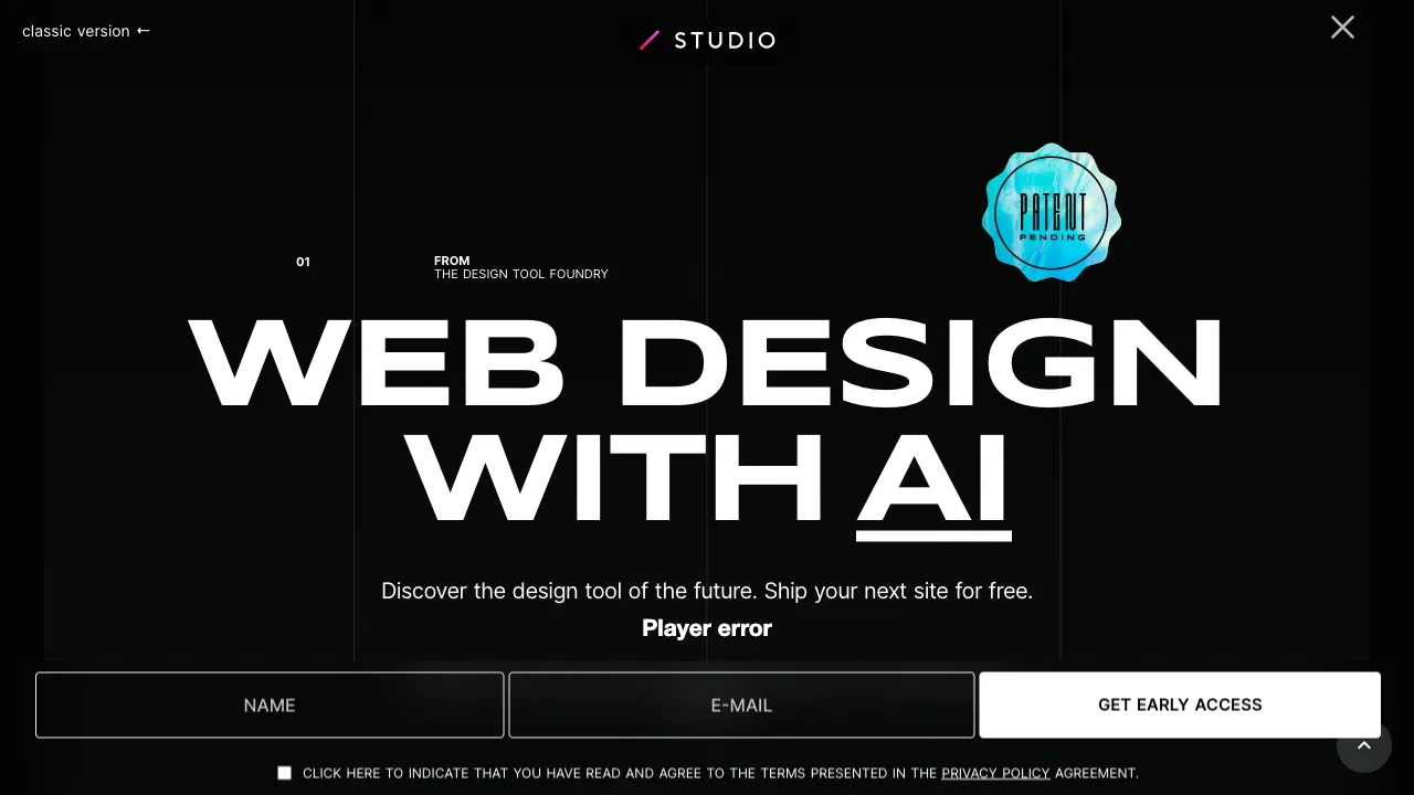 Studio Design - Create Stunning Portfolios and Websites | Creati.ai