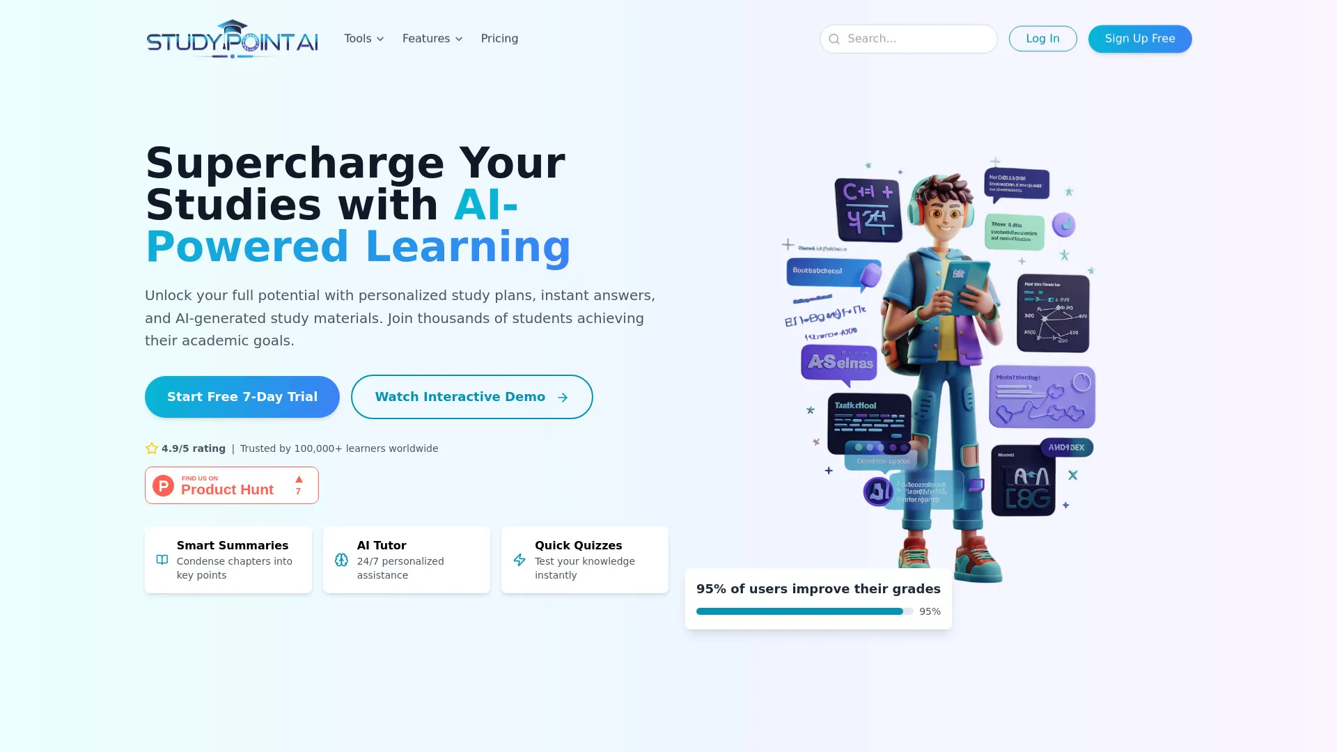 StudyPoint AI: Personalized Learning Platform | Creati.ai