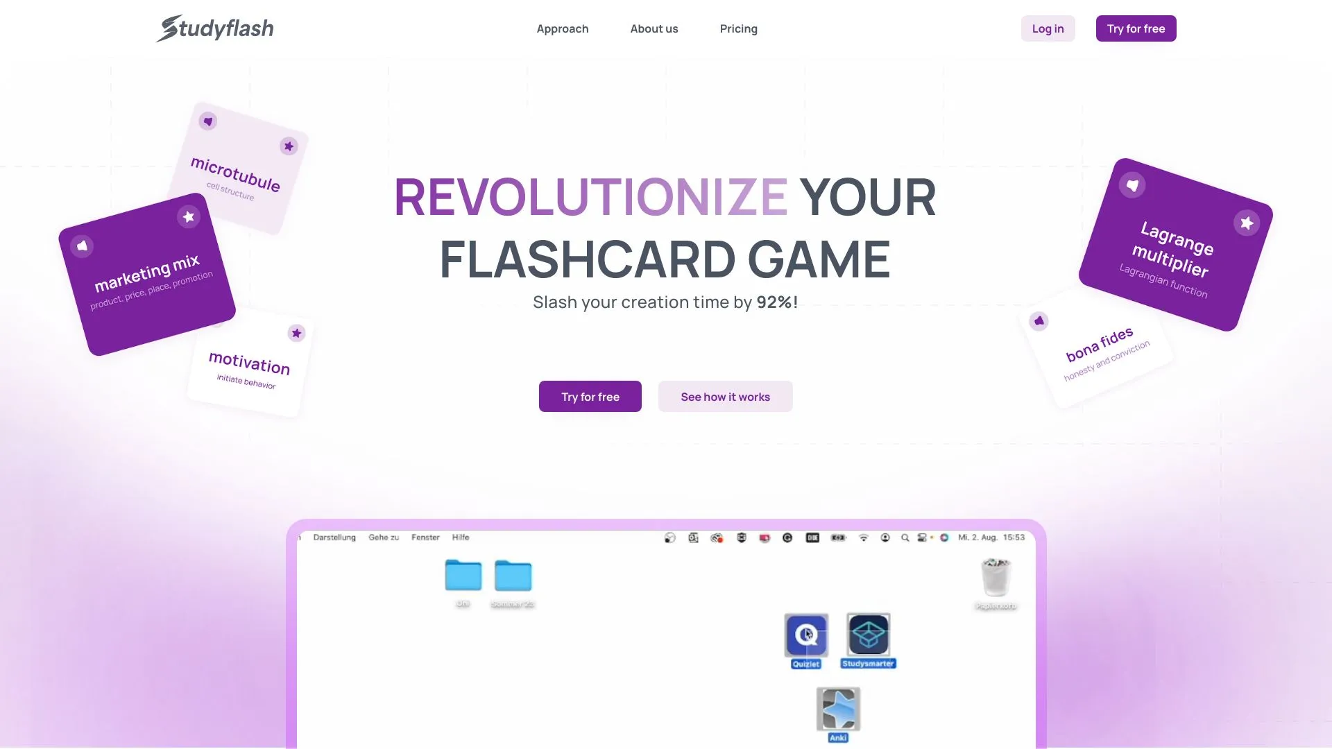 Studyflash - AI-Powered Flashcards & Study Plans | Creati.ai