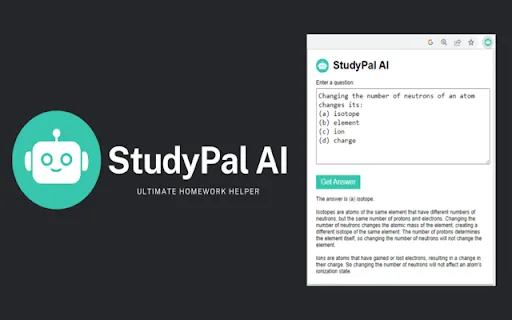 StudyPal AI: Ultimate Homework Helper Extension | Creati.ai
