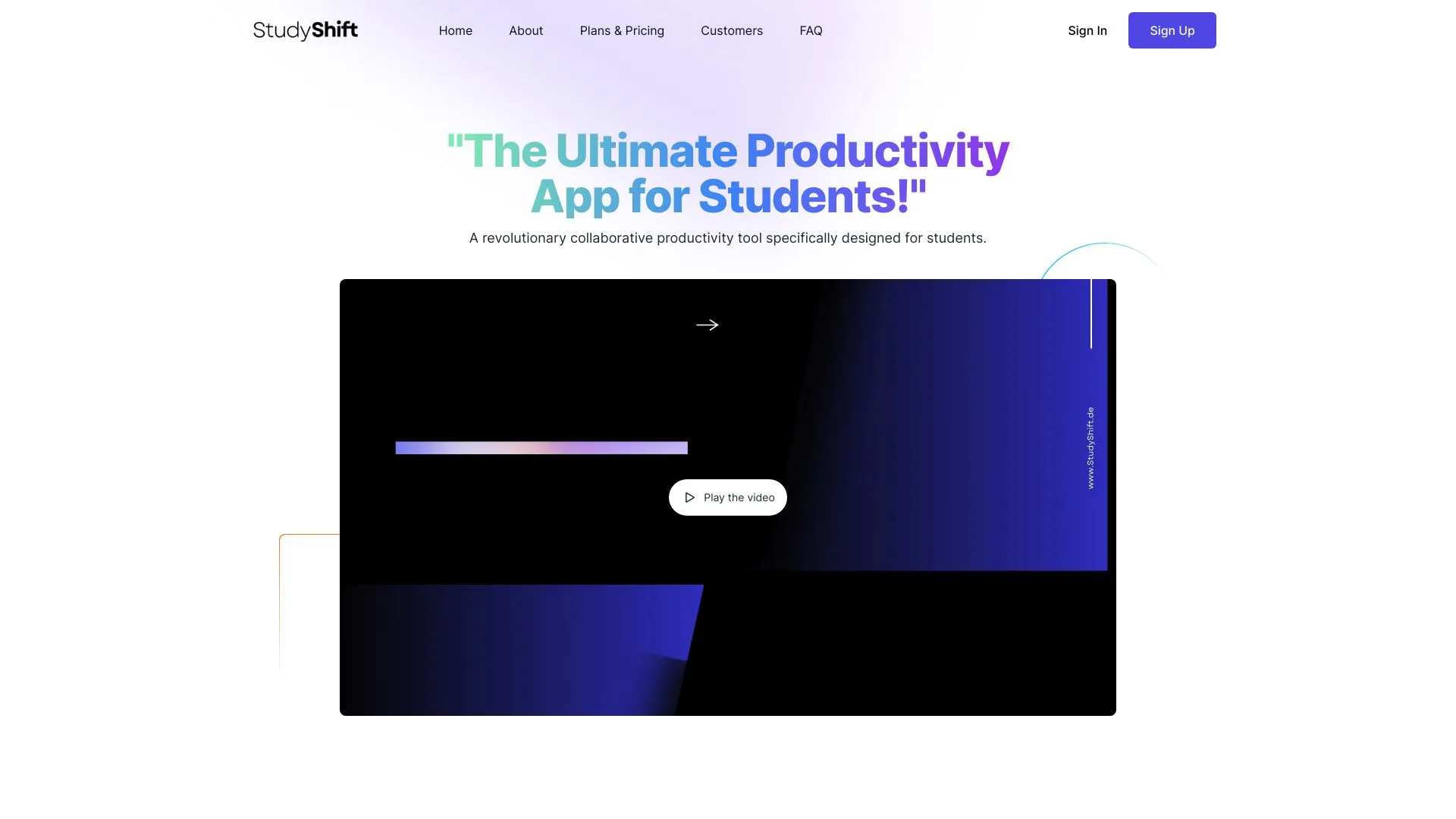 StudyShift - Your AI-Powered Study Management Tool | Creati.ai
