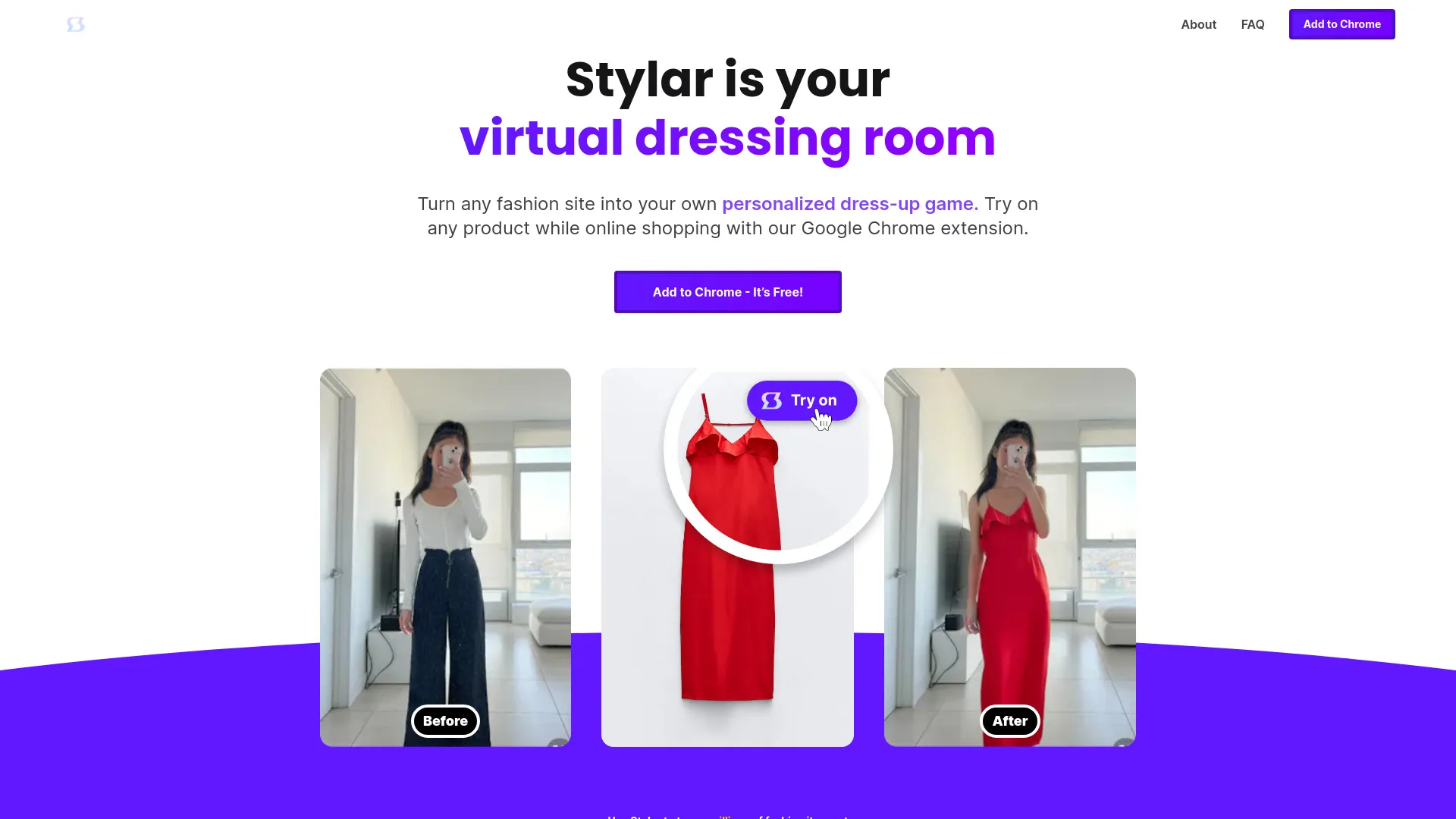 Try On Fashion Virtually with Stylar | Free Chrome Extension | Creati.ai