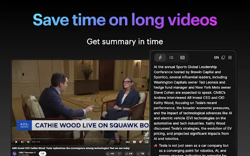 Suinfy AI YouTube Summarizer - Simplifica los insights de video | Creati.ai