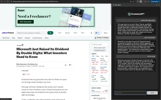 SummaryGPT - Resumidor de contenido web impulsado por IA | Creati.ai