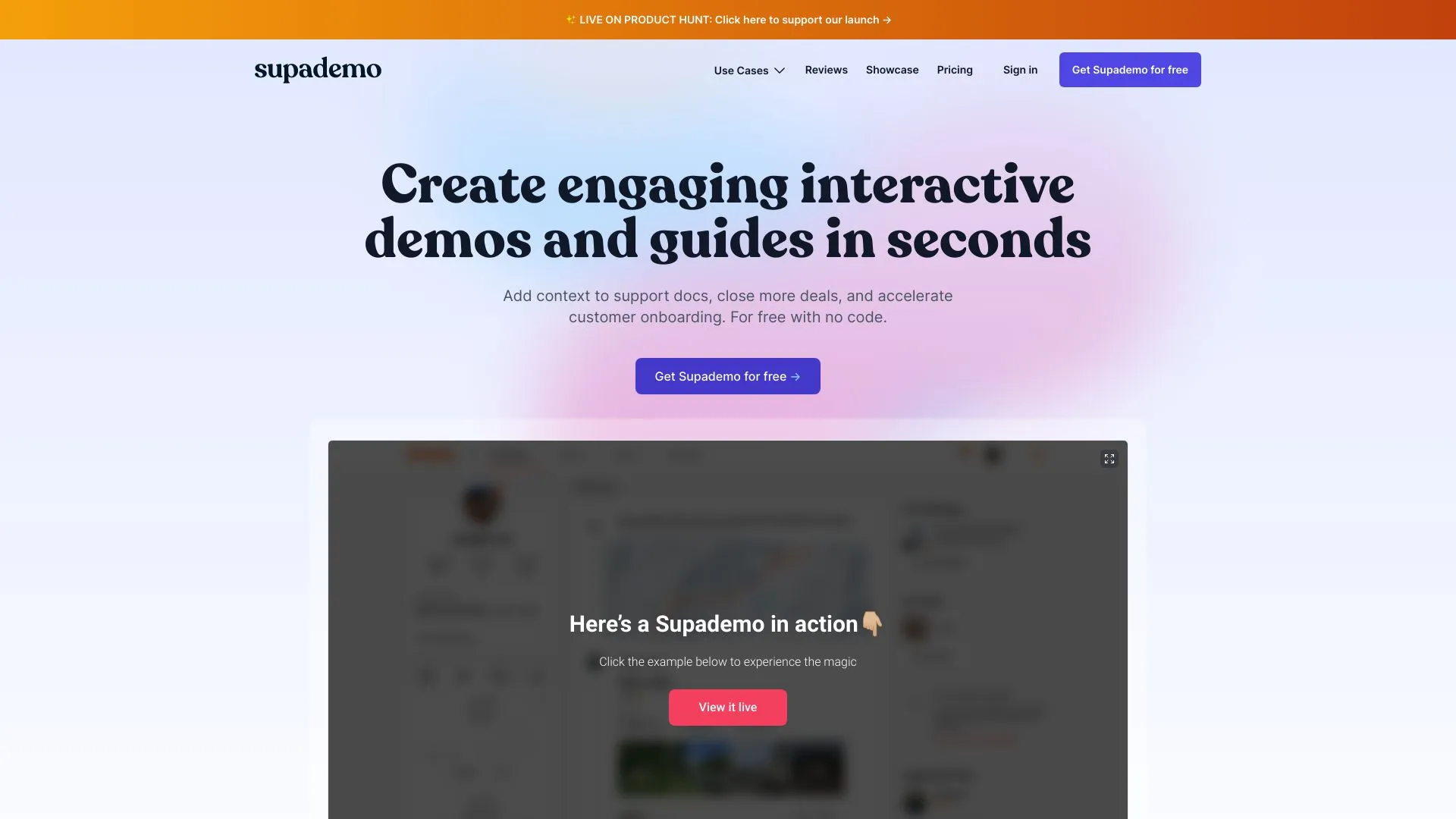 Supademo - Create Interactive Product Demos with AI | Creati.ai