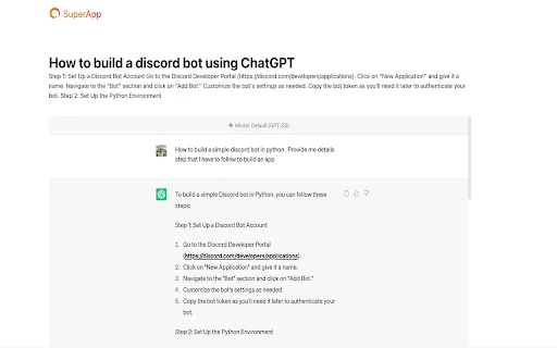 SuperApp: Securely Share Your ChatGPT Conversations | Creati.ai