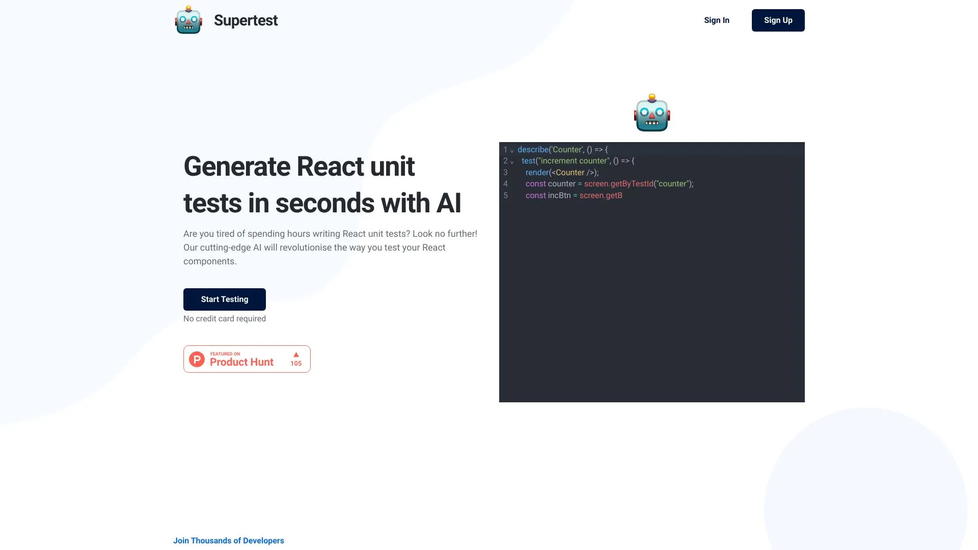 Supertest: AI-Powered QA Testing Automation Tool | Creati.ai