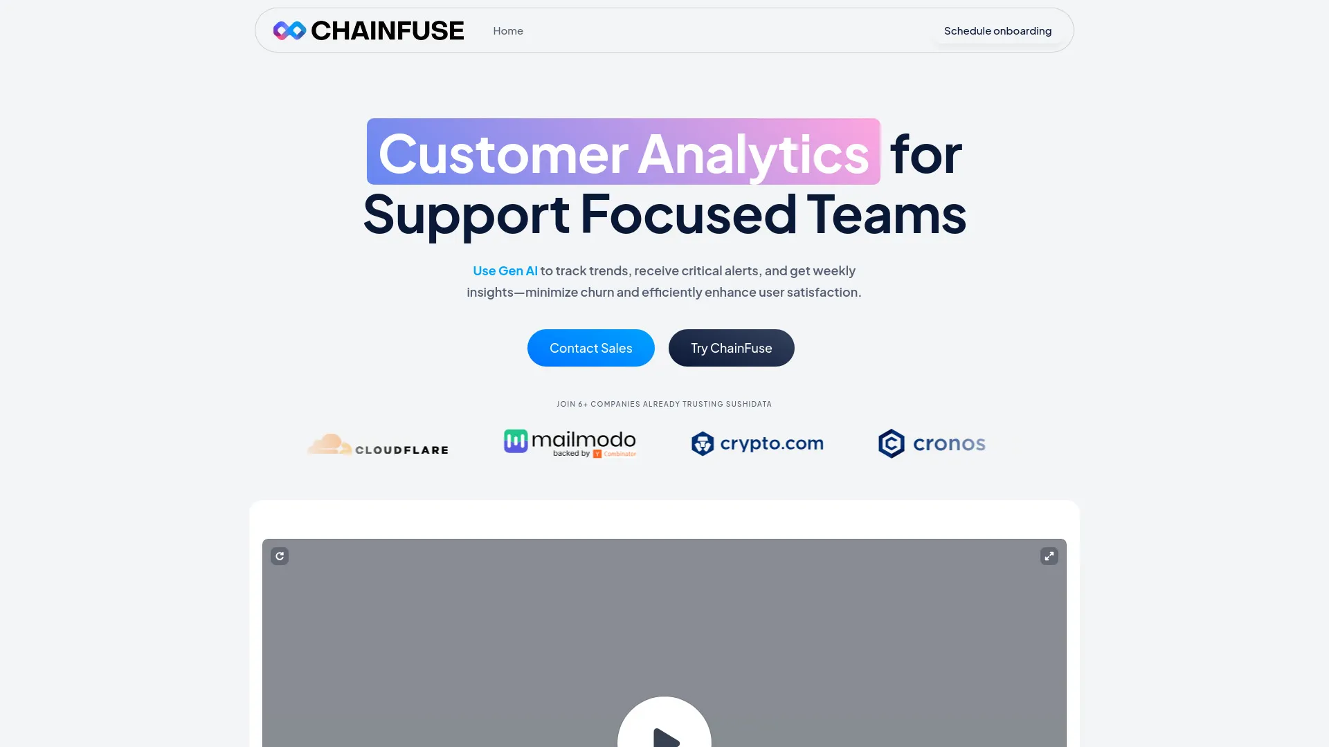 AI-Powered Customer Analytics for Support Teams - ChainFuse | Creati.ai
