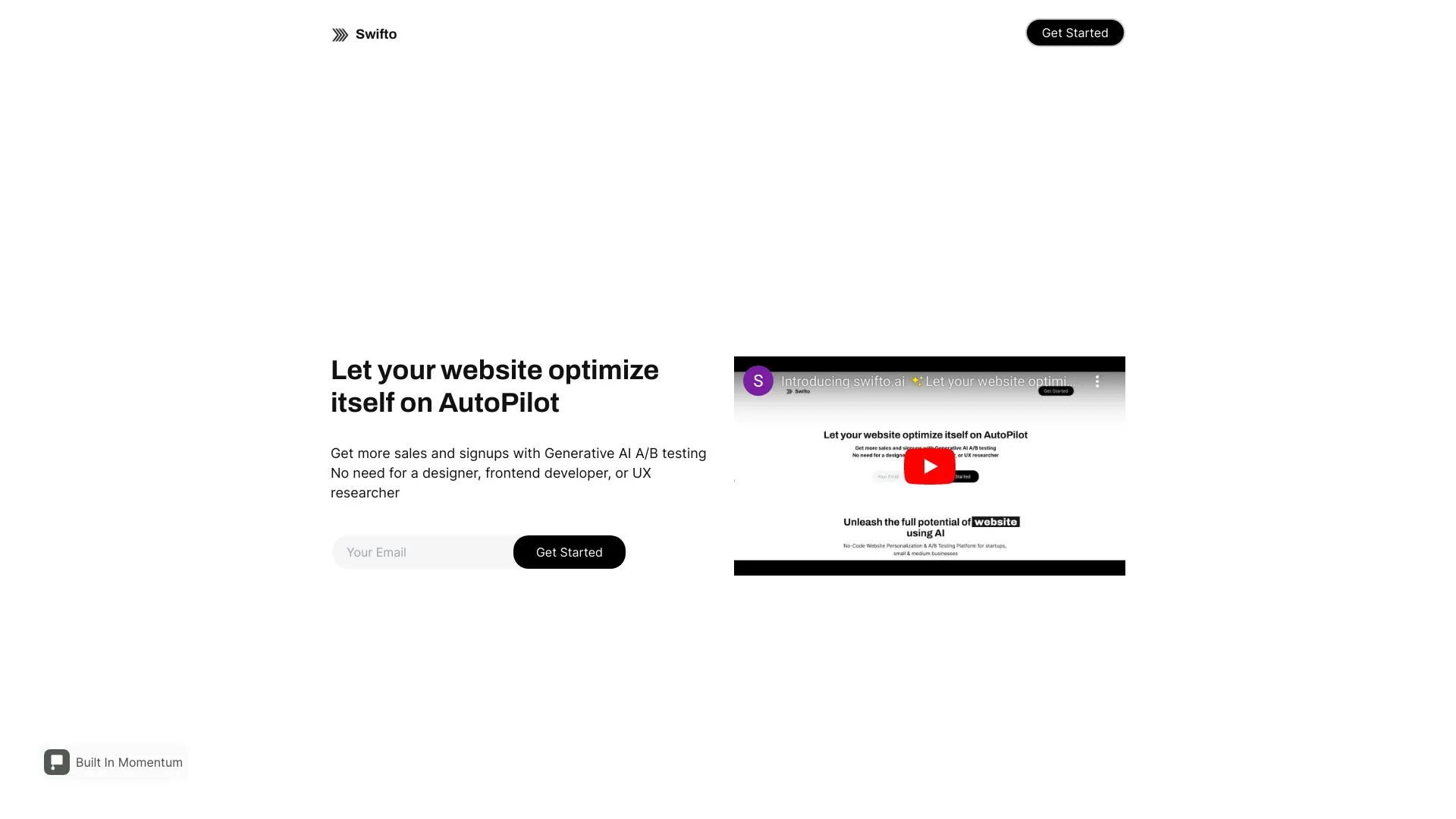 Swifto: AI-Powered Website Personalization & A/B Testing Platform ...