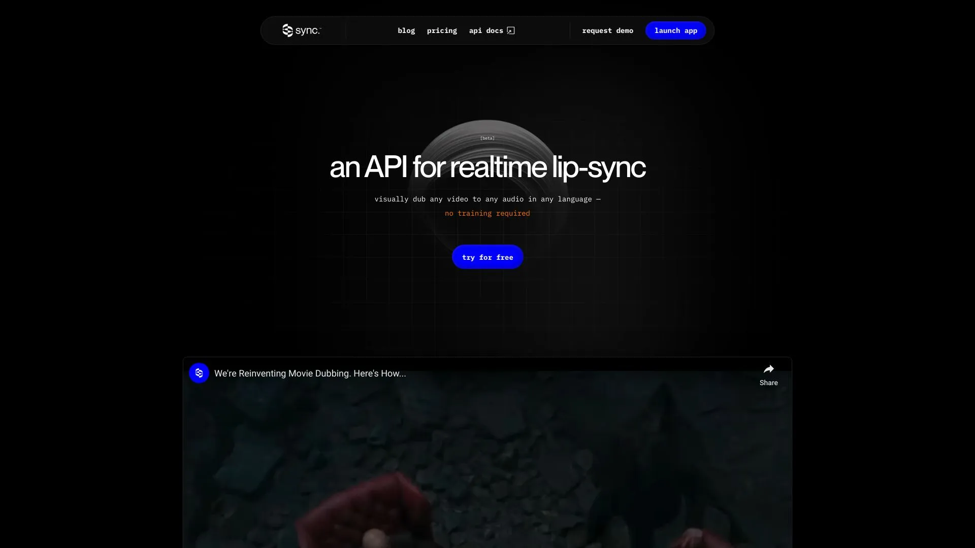 SyncLabs - Effortless Video and Audio Synchronization | Creati.ai