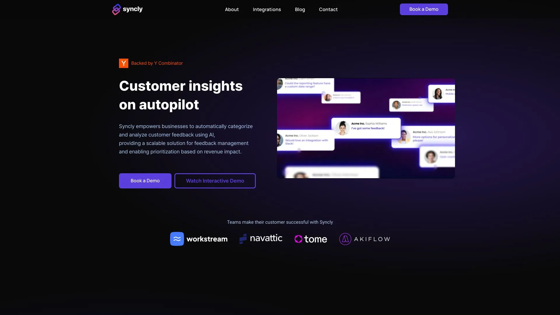 Syncly: AI-Powered Customer Feedback Analysis Platform | Creati.ai