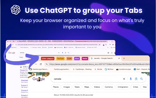 TabGPT - Organize Your Tabs Effortlessly | Creati.ai