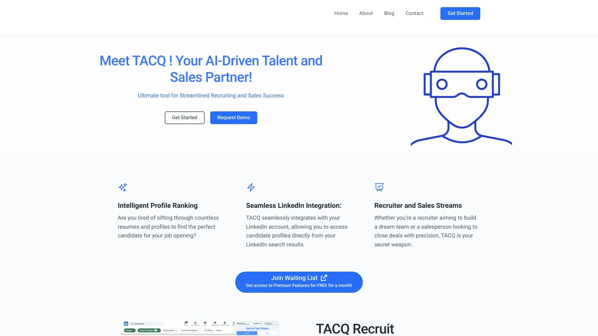TACQ: AI-Driven LinkedIn Talent Acquisition Partner | Creati.ai