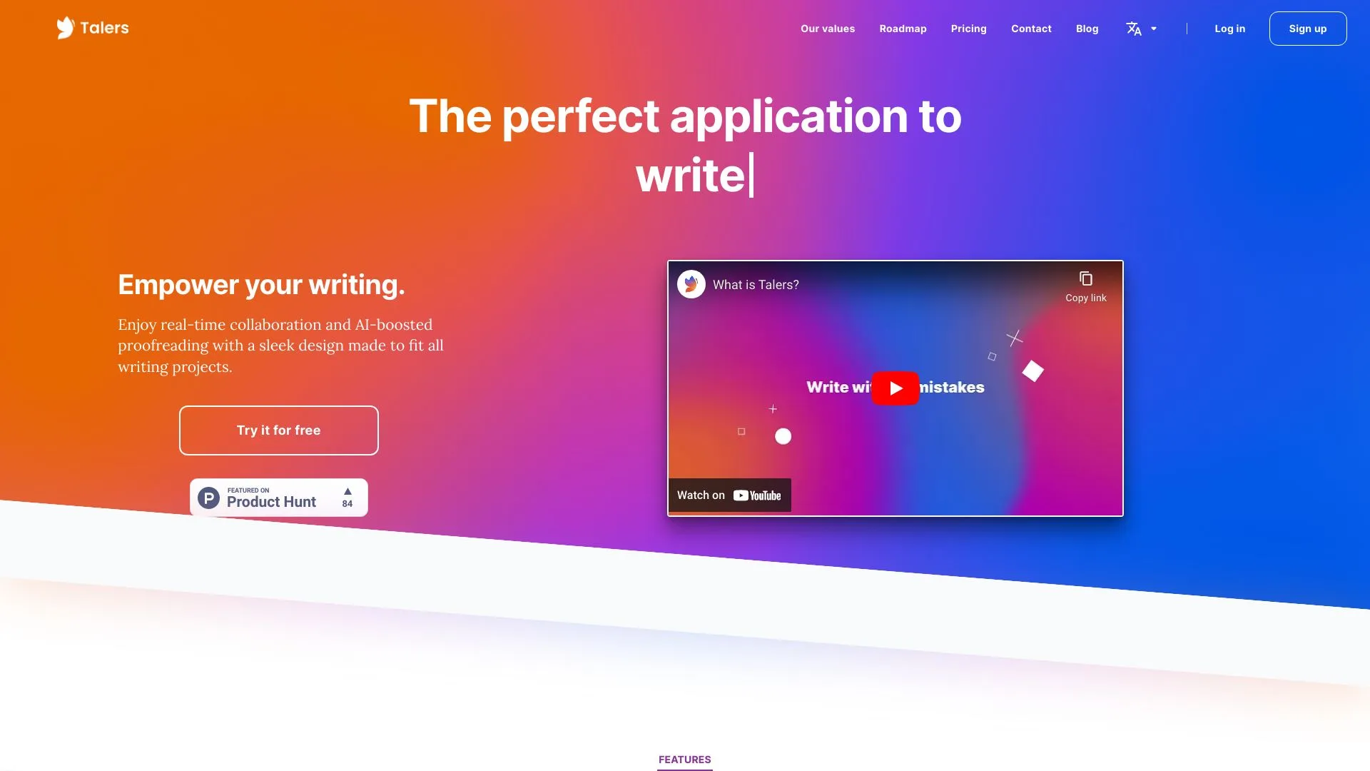 Talers - Modern and Collaborative Writing Application | Creati.ai