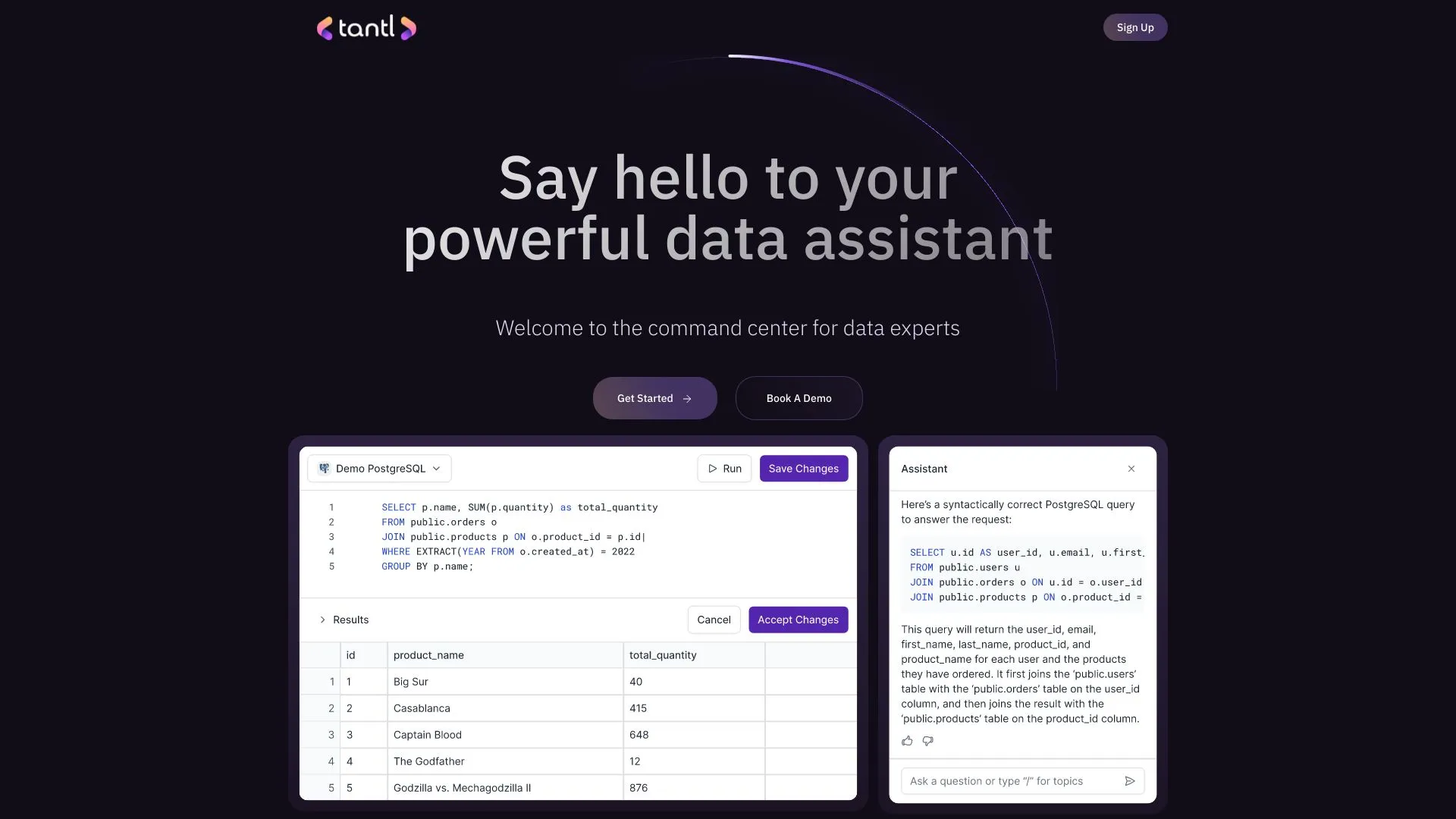 Tantl: AI-Driven Data Warehouse Management | Creati.ai